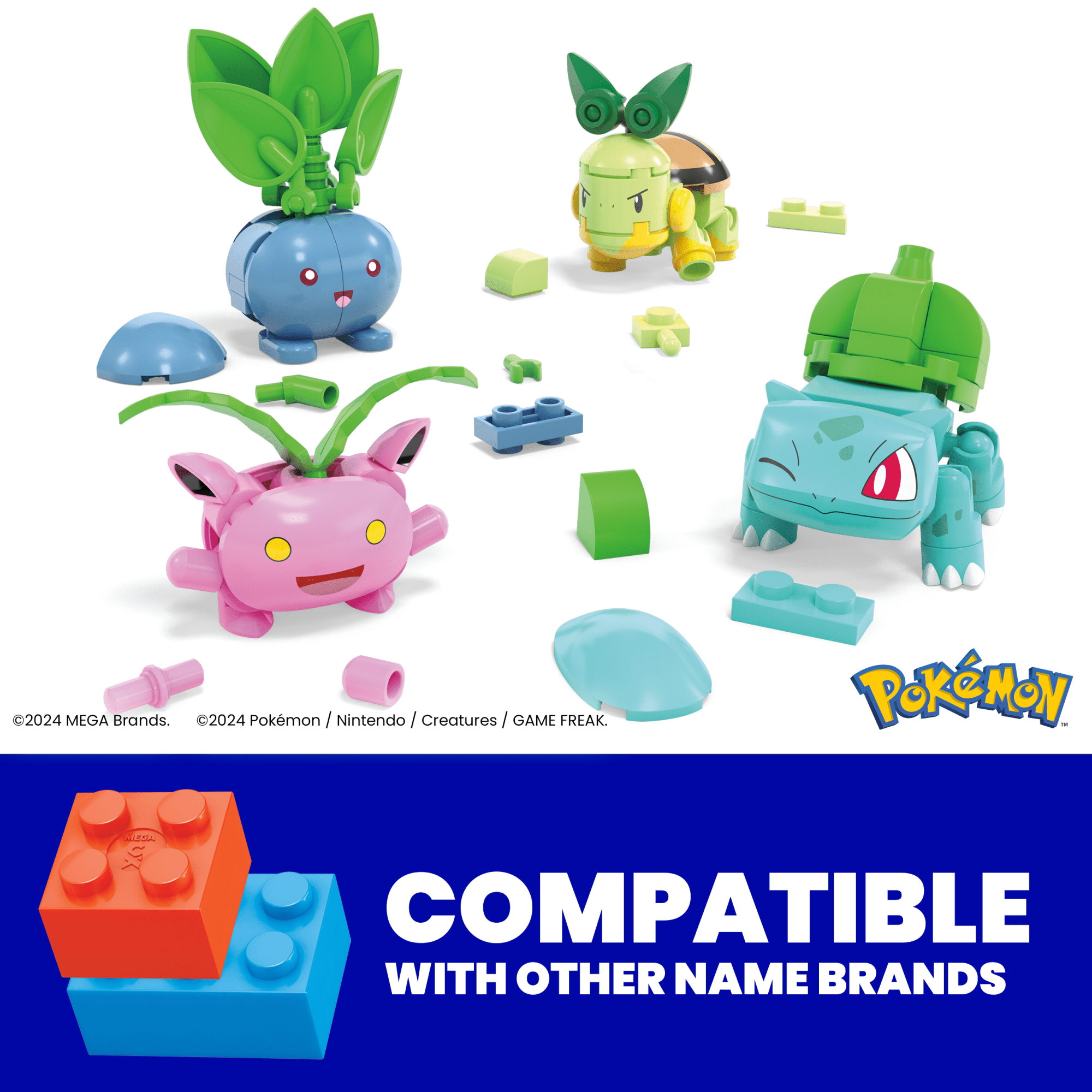 Mega Pokémon Grass Type Trainer Team Mattel