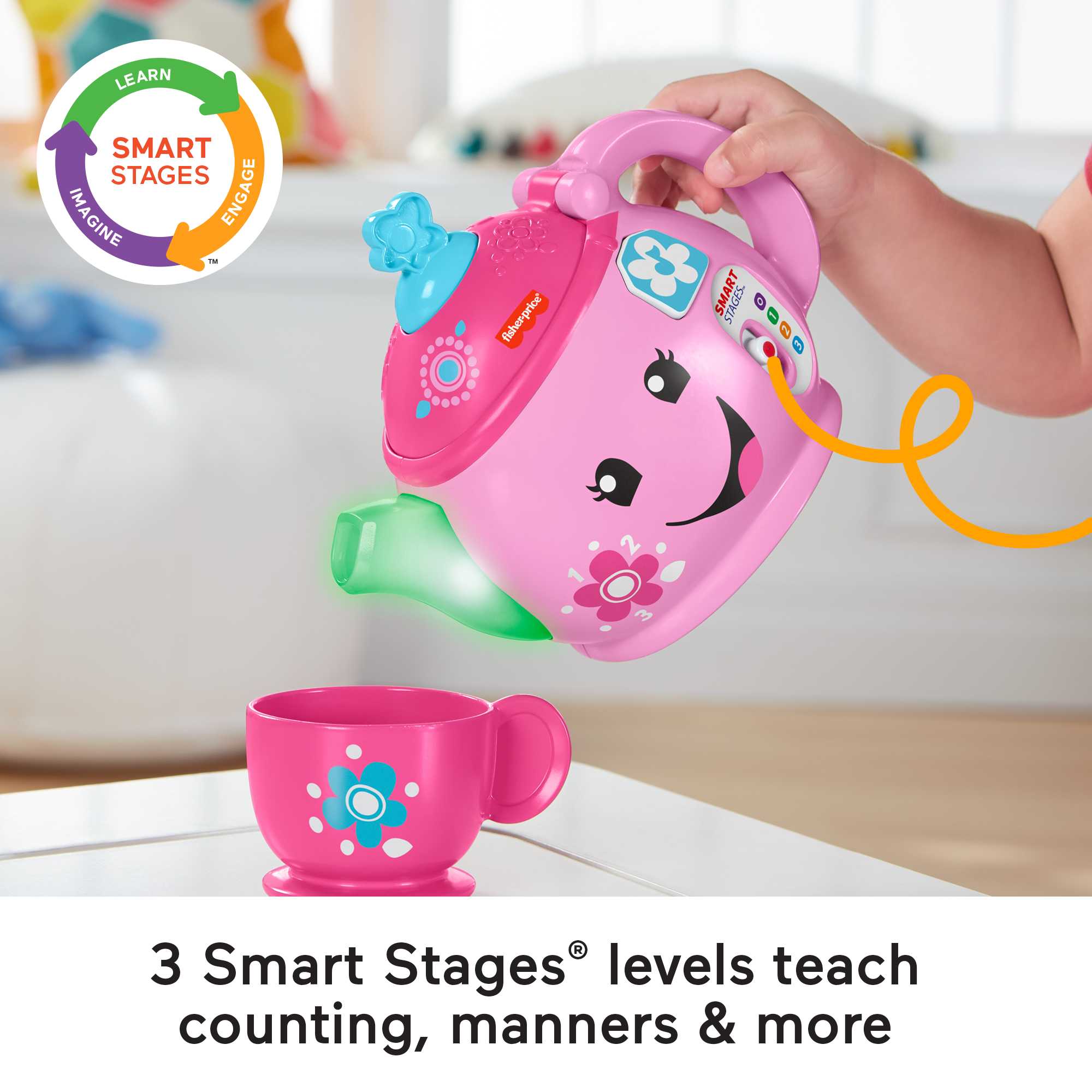 Fisher price laugh and learn tea set store