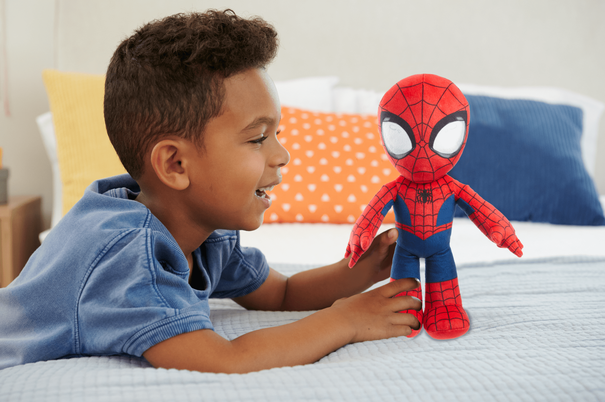 Marvel Plush Talkers Spider Man Soft Toy Mattel