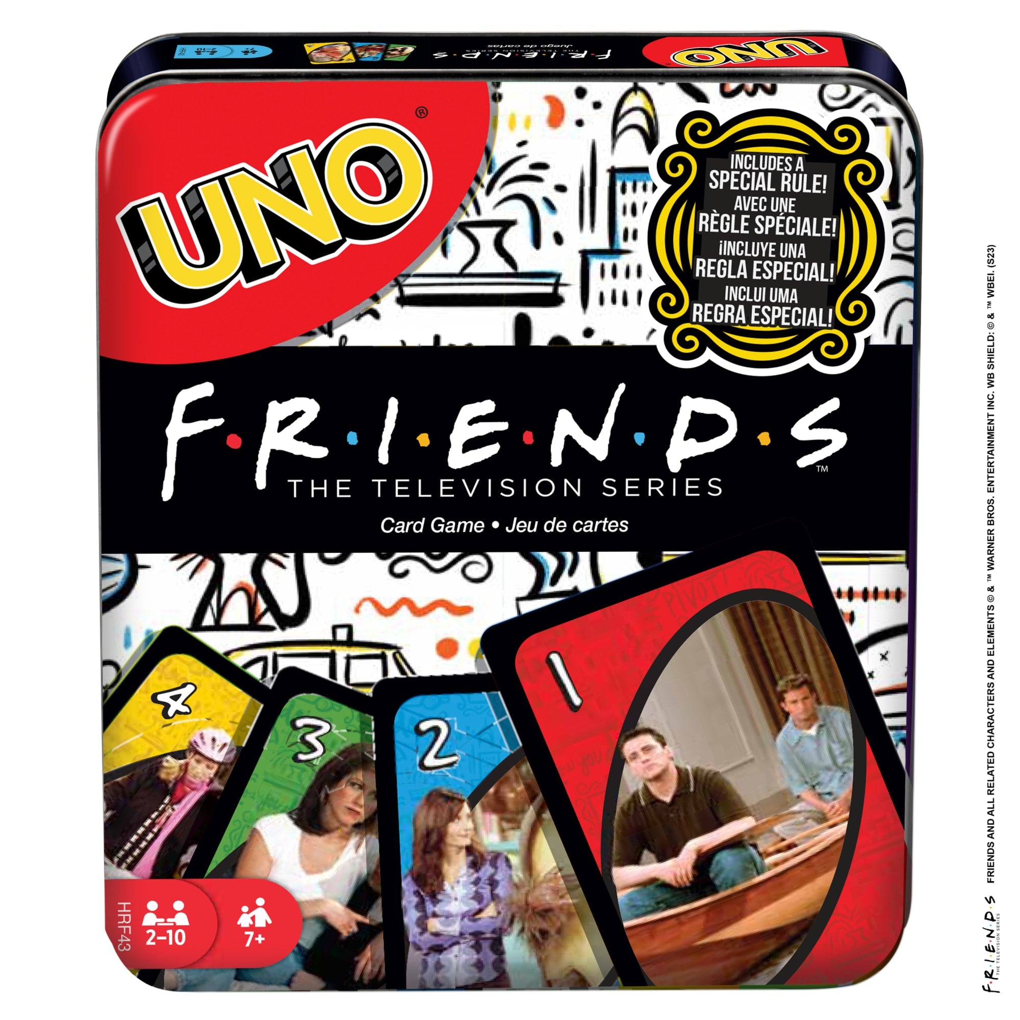 UNO™ Friends™ Card Game in Collectible Tin | Mattel