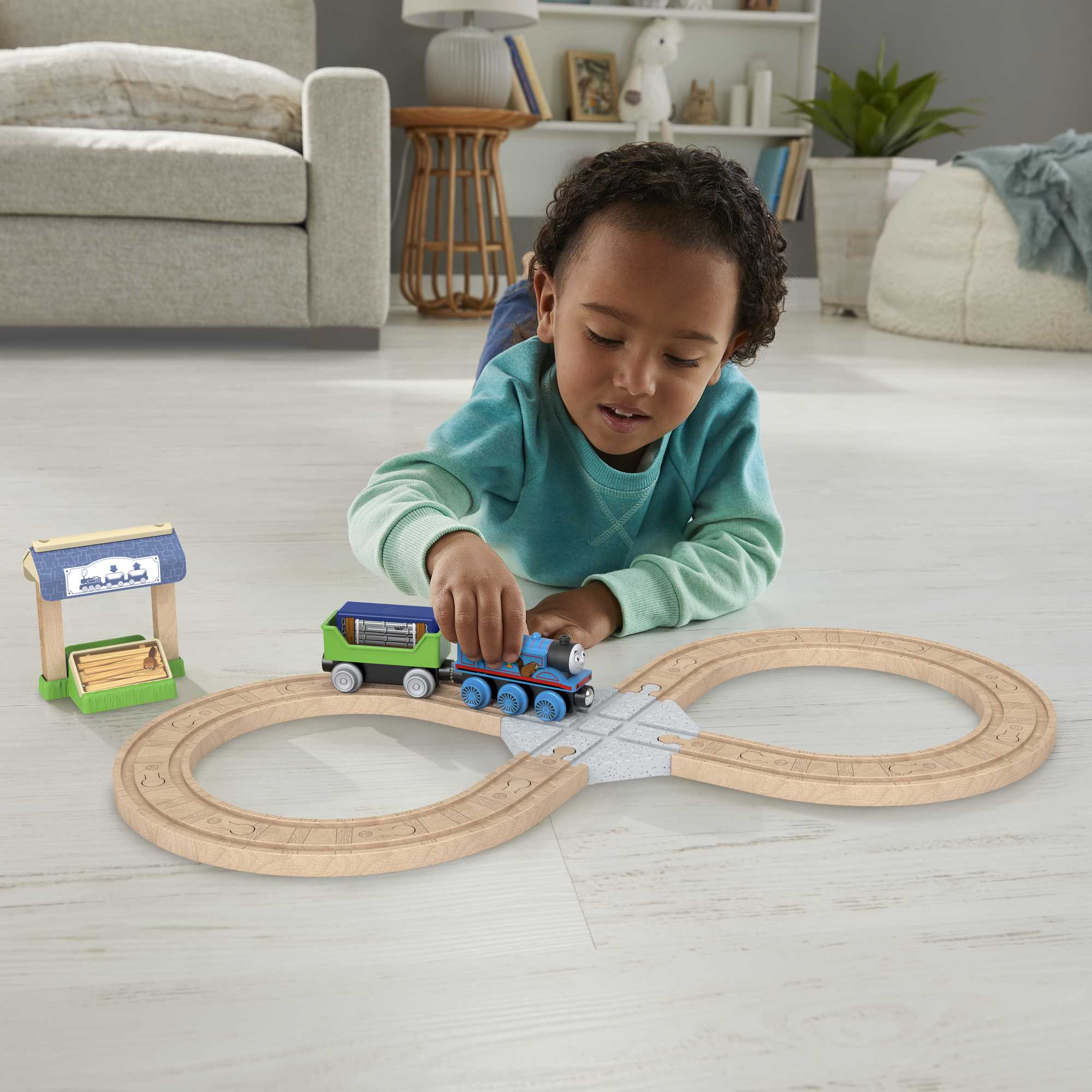 Fisher Price Thomas Friends Wooden Railway Figure 8 Track Pack Mattel