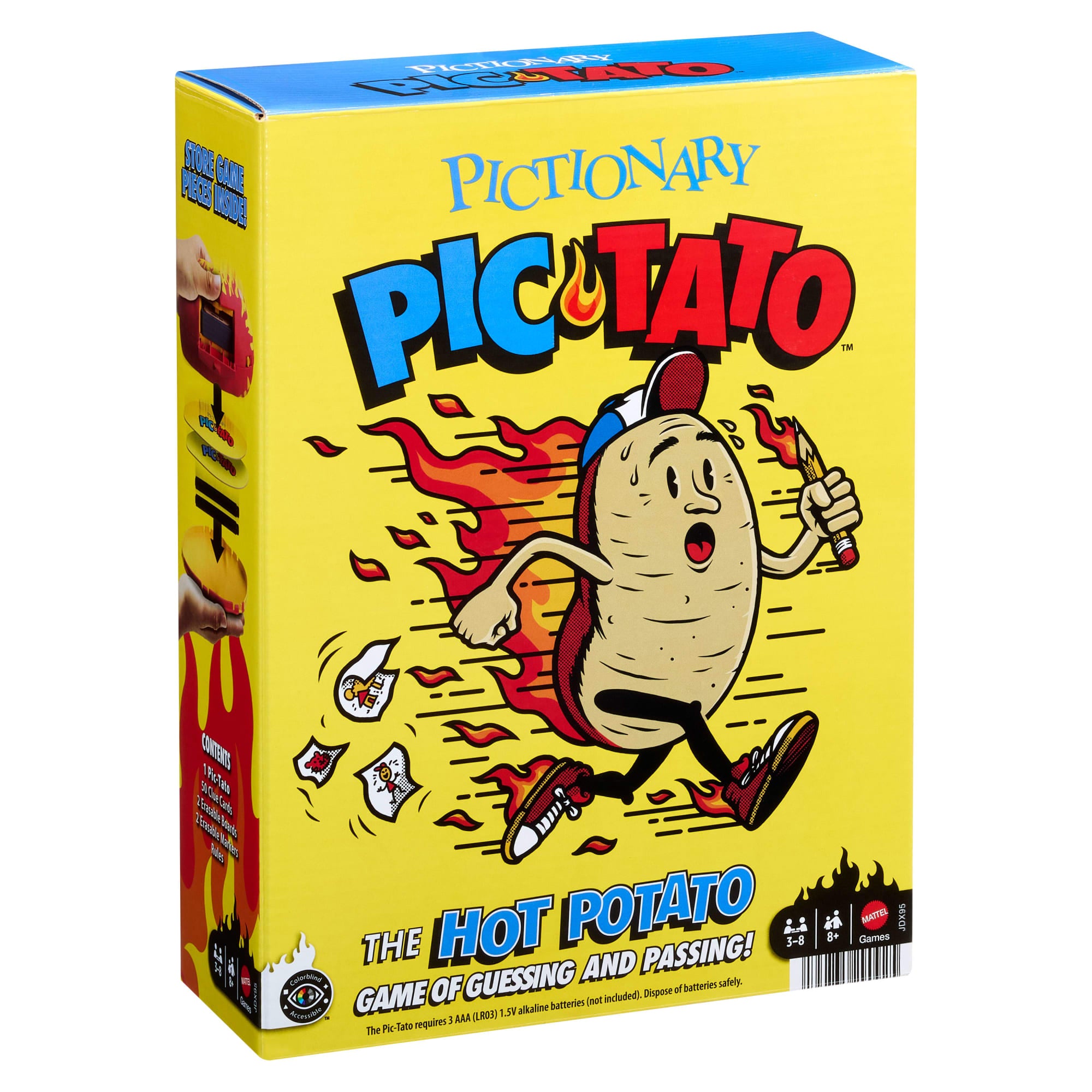 Pictionary Pic-Tato Hot Potato Game | Mattel