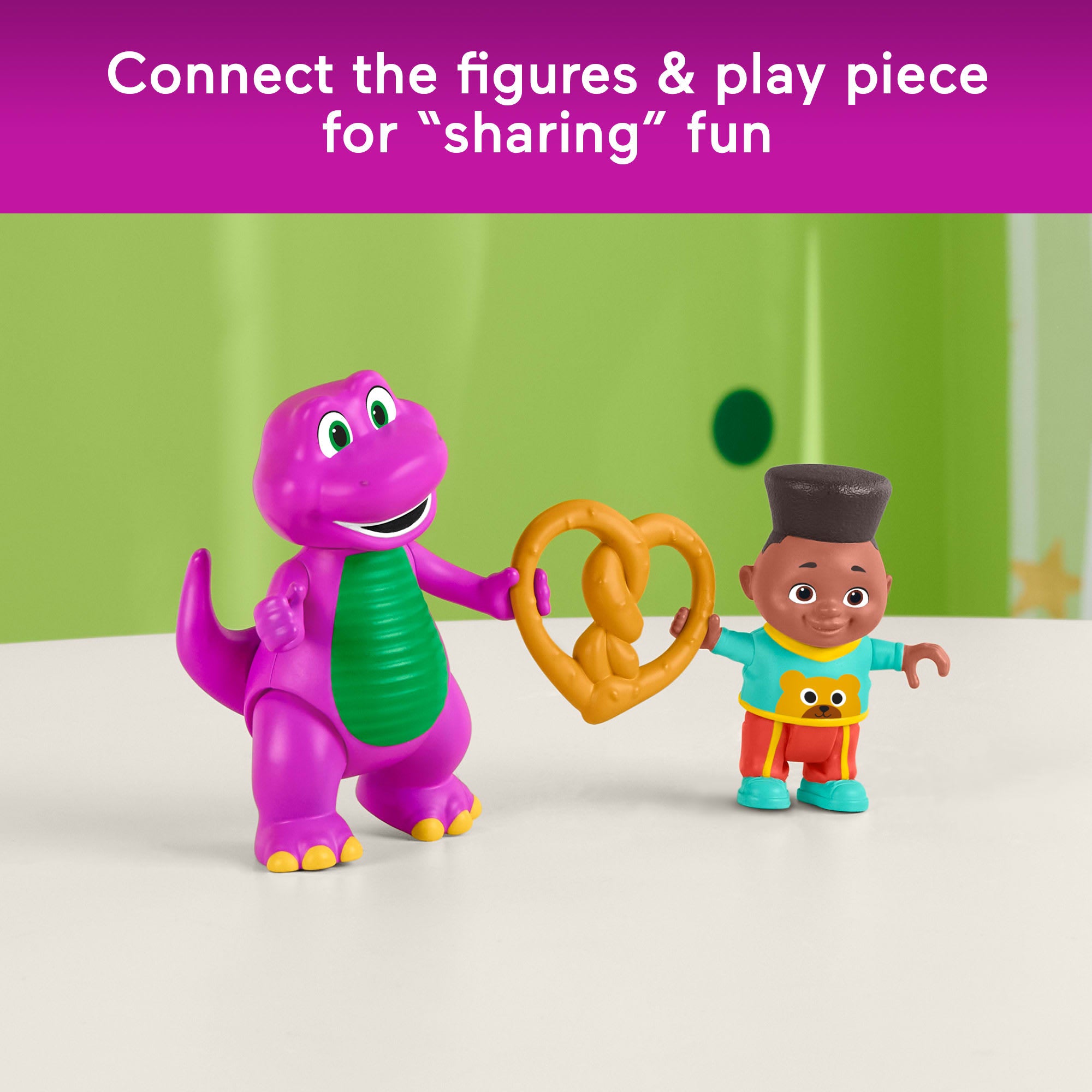 FISHER-PRICE BARNEY'S WORLD BARNEY & BARNEY'S Friend David | Mattel