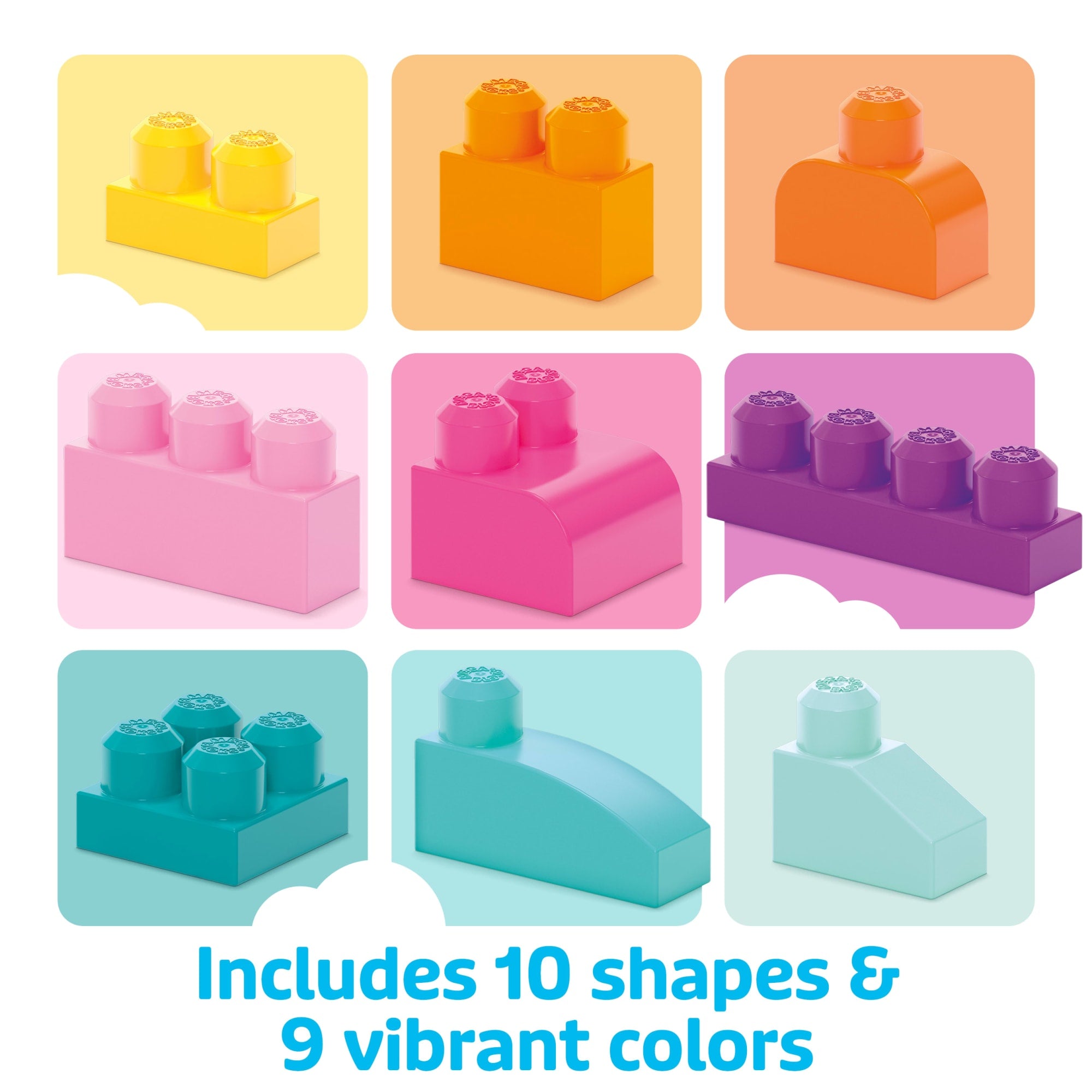 MEGA BLOKS First Builders Big Building Bag Toy Blocks | Mattel