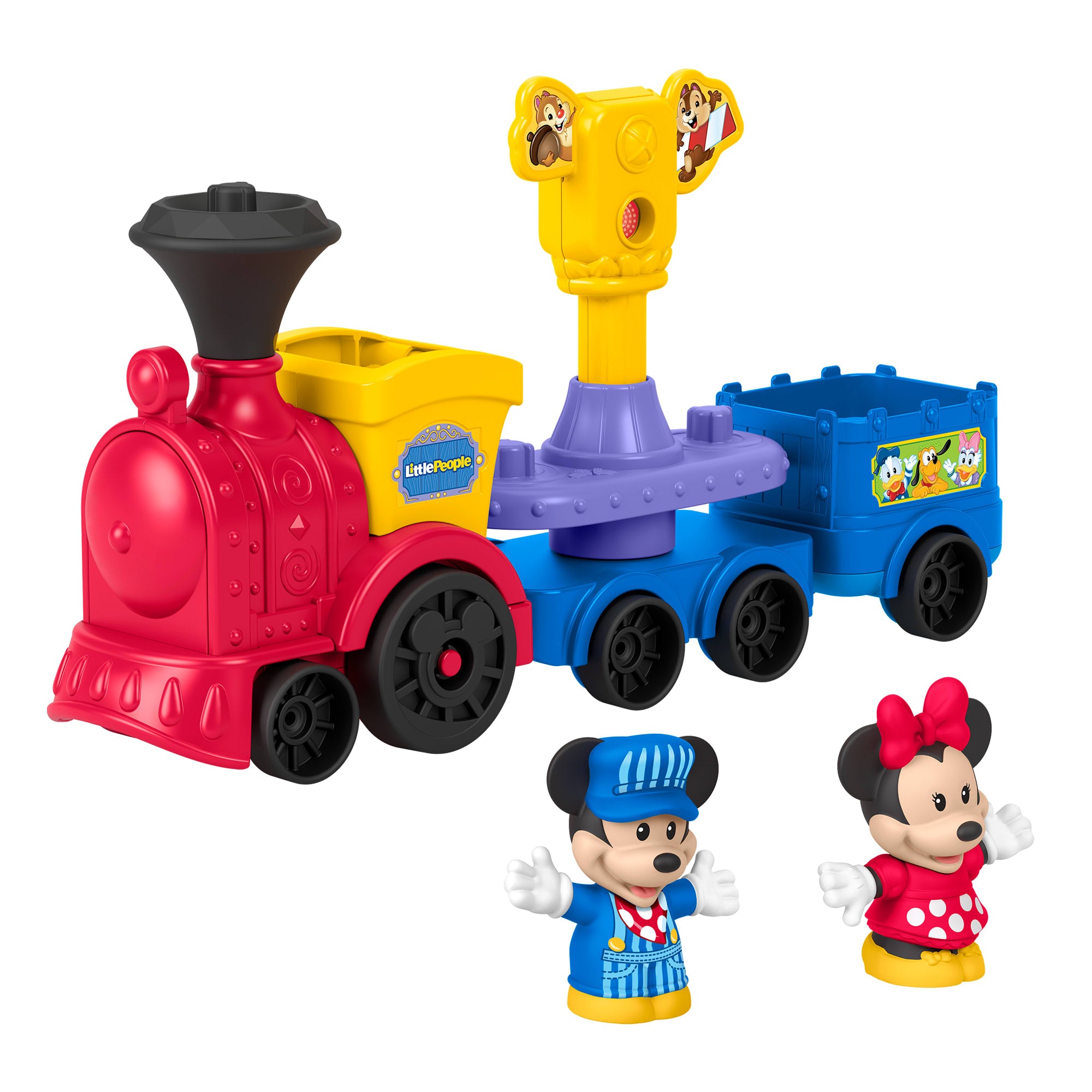 DISNEY Jr Fisher-Price Mickey & Minnie Musical Train by Little People ...