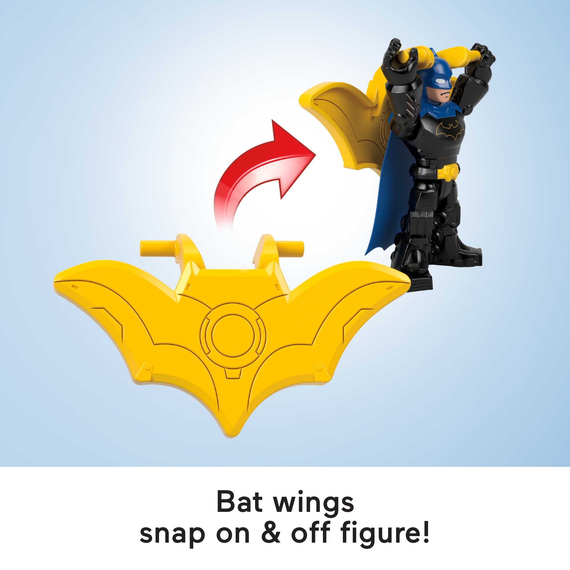 IMAGINEXT DC SUPER FRIENDS METAL FORCE BATMAN FIGURE | Mattel