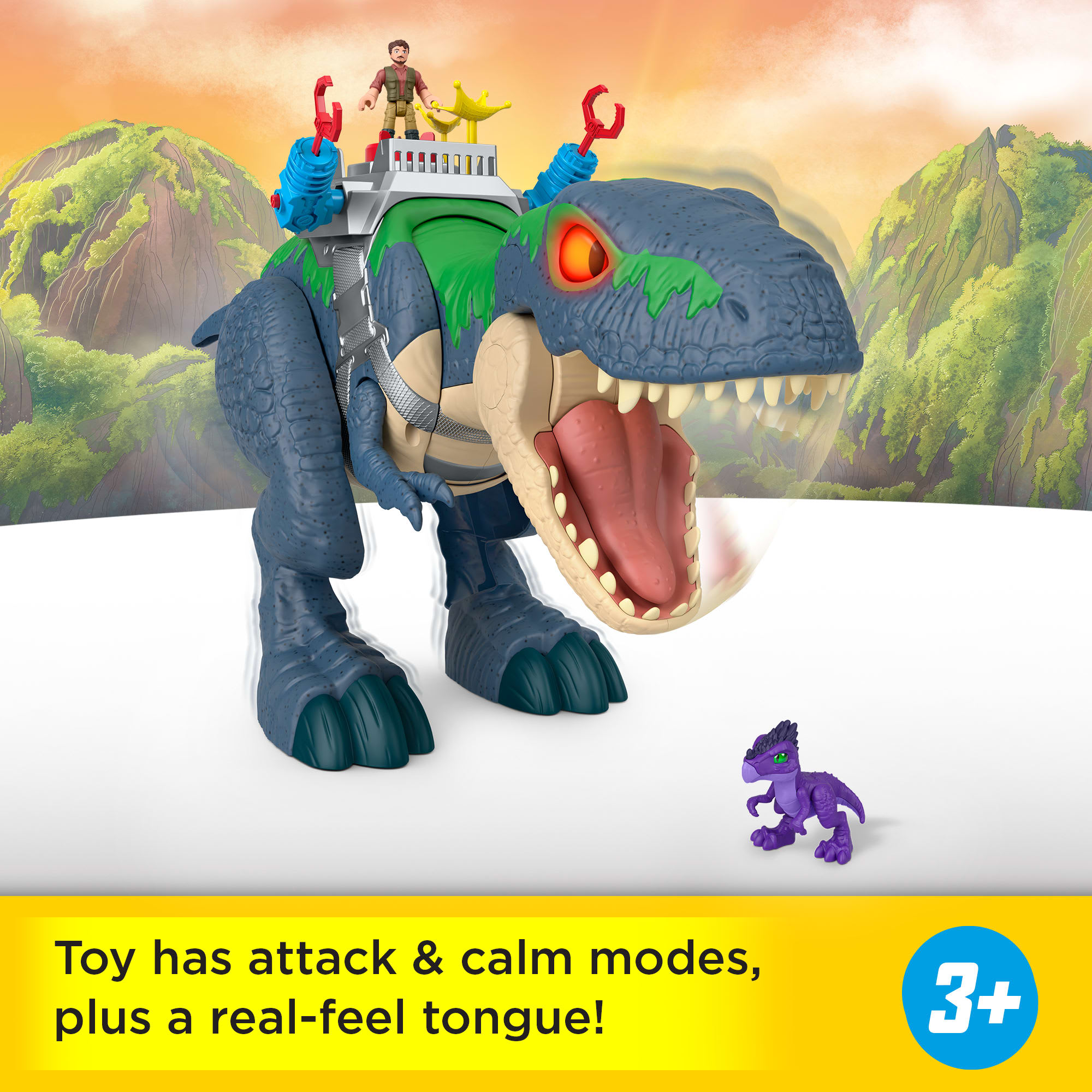 Fisher-Price Imaginext Jurassic World Rebirth Ultimate Action Chomp T ...