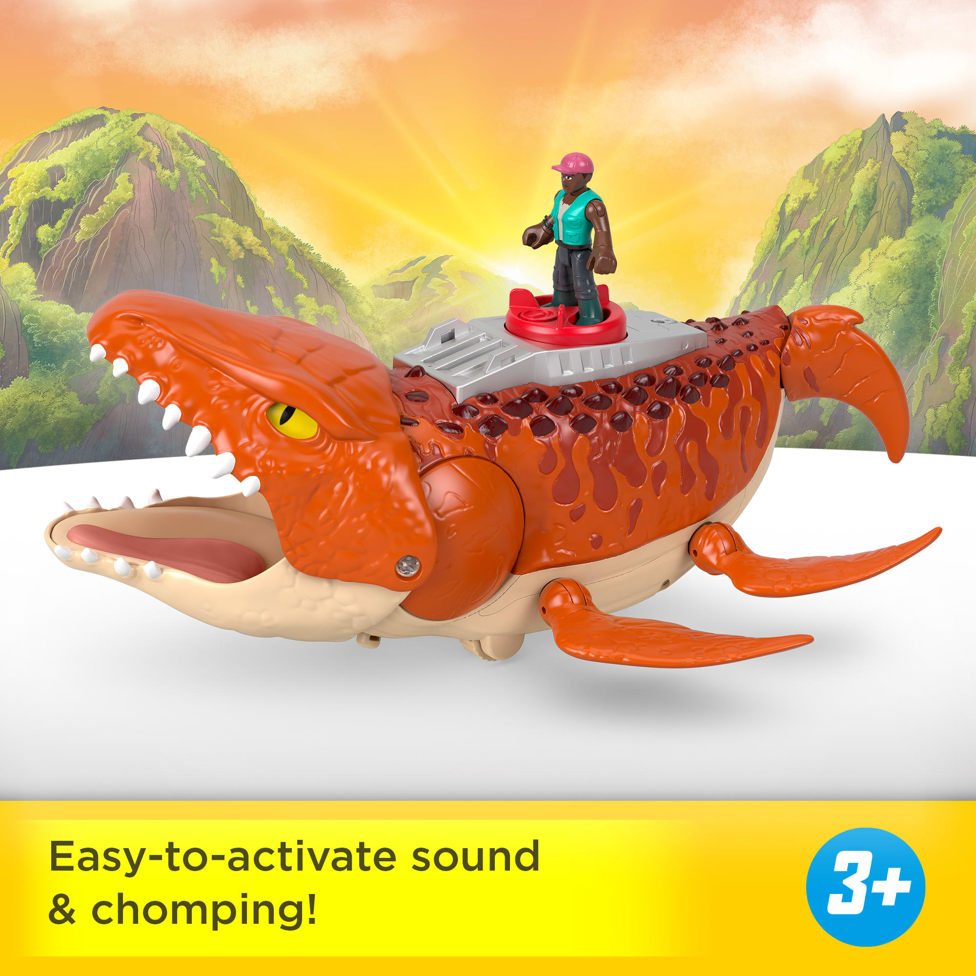 Fisher-Price Imaginext Jurassic World Rebirth Aquachomp Chase ...