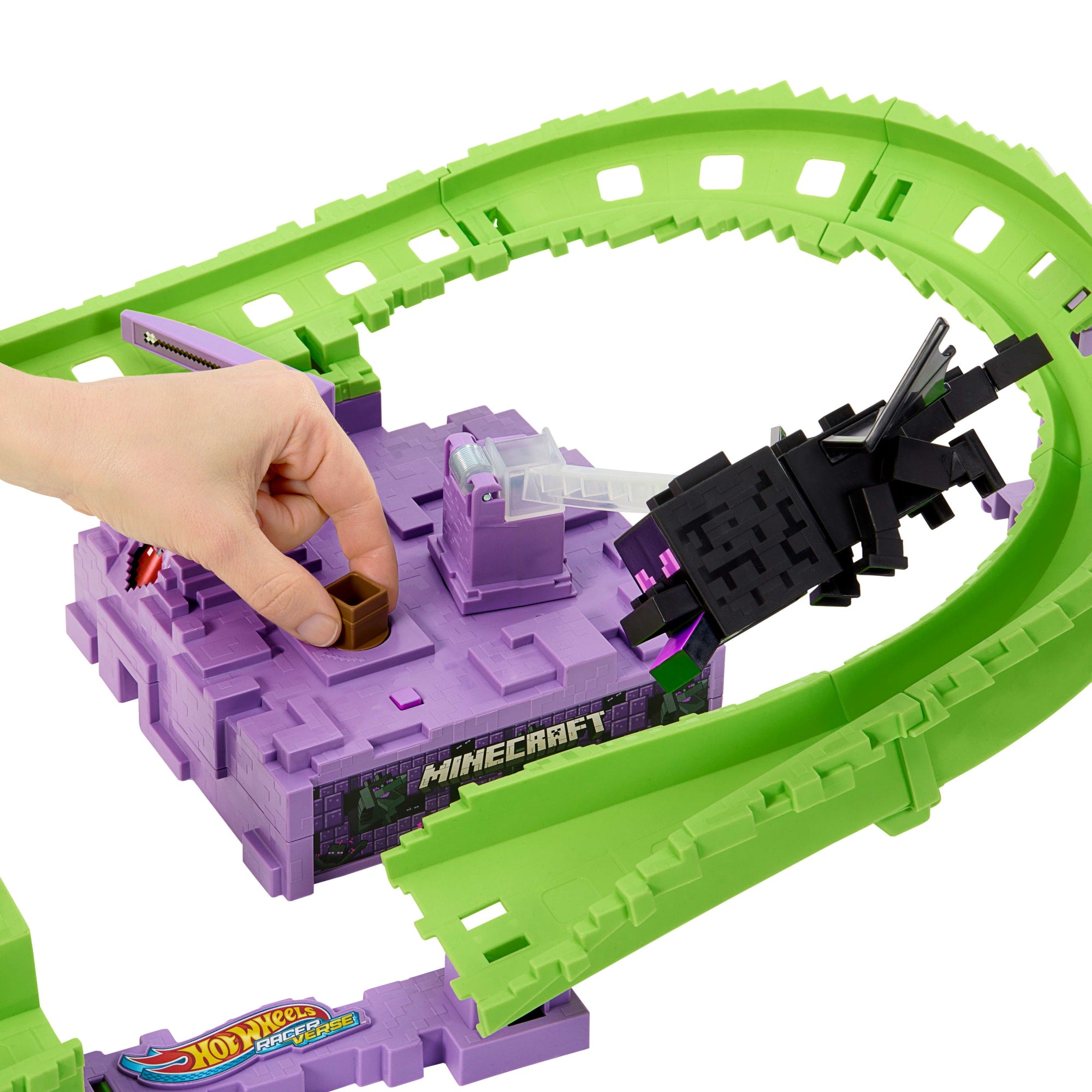HOT WHEELS RACERVERSE Ender Dragon's Last Lap Track Set | Mattel
