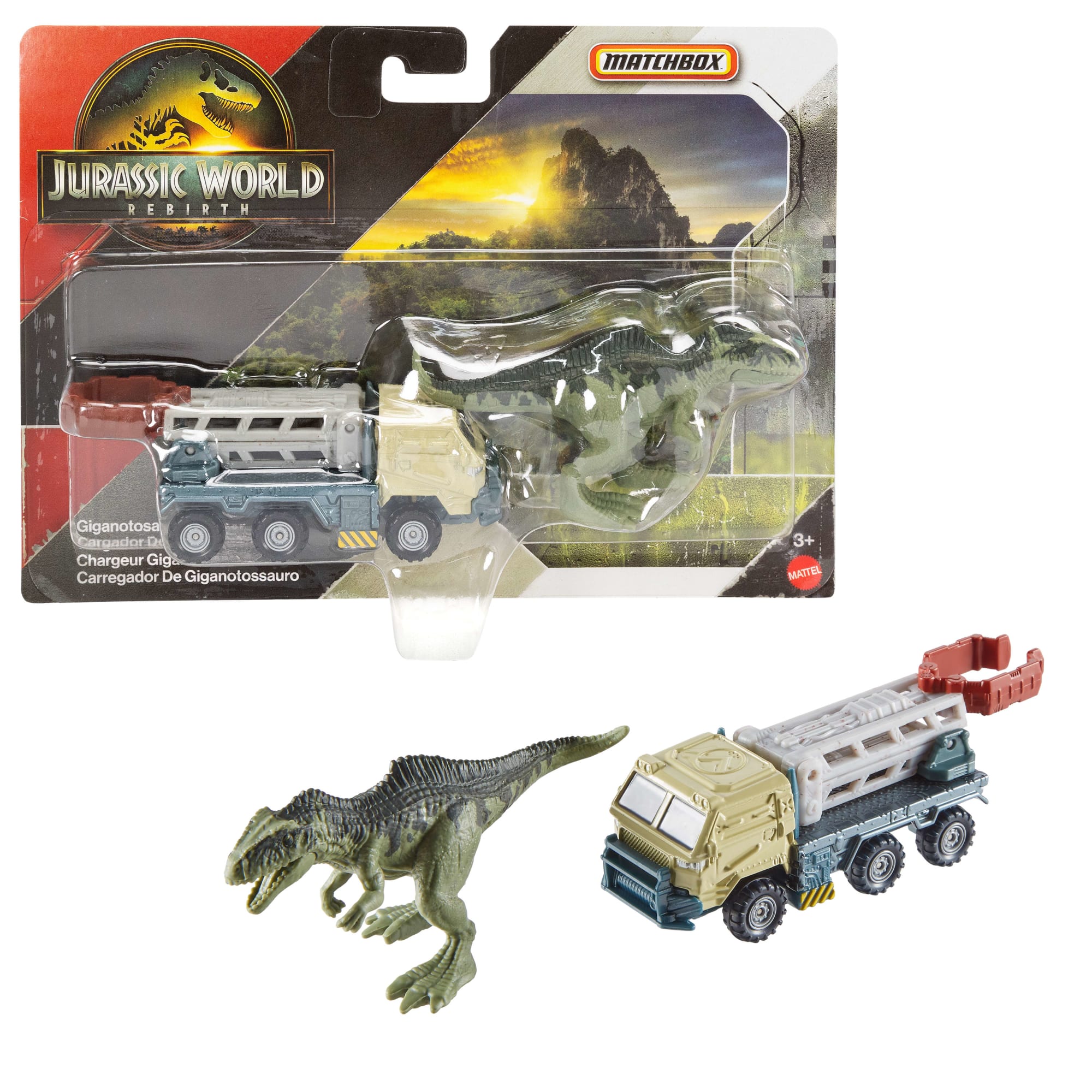 Transporteur de dinosaures JurassicWorld de Matchbox, voiture ou camion ...