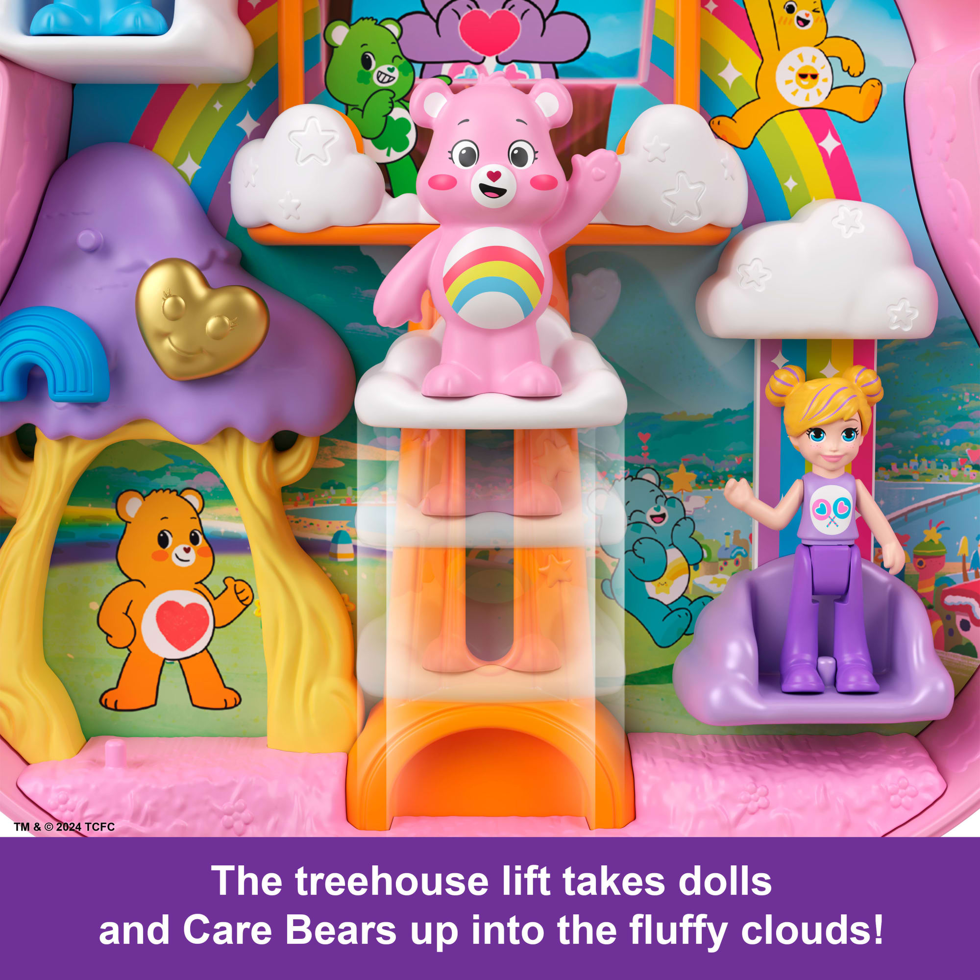 Polly Pocket Care Bears Compact | Mattel
