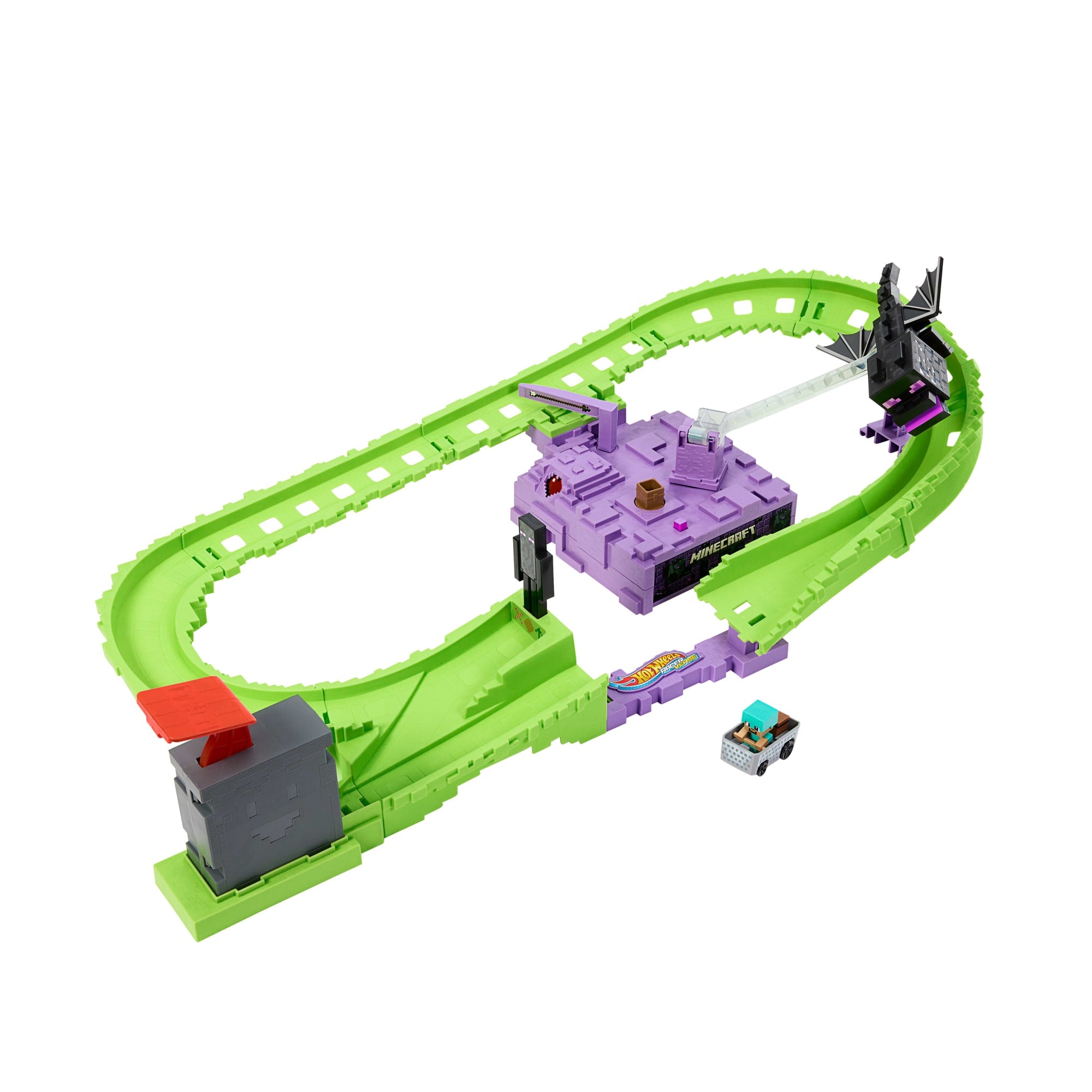 HOT WHEELS RACERVERSE Ender Dragon's Last Lap Track Set | Mattel