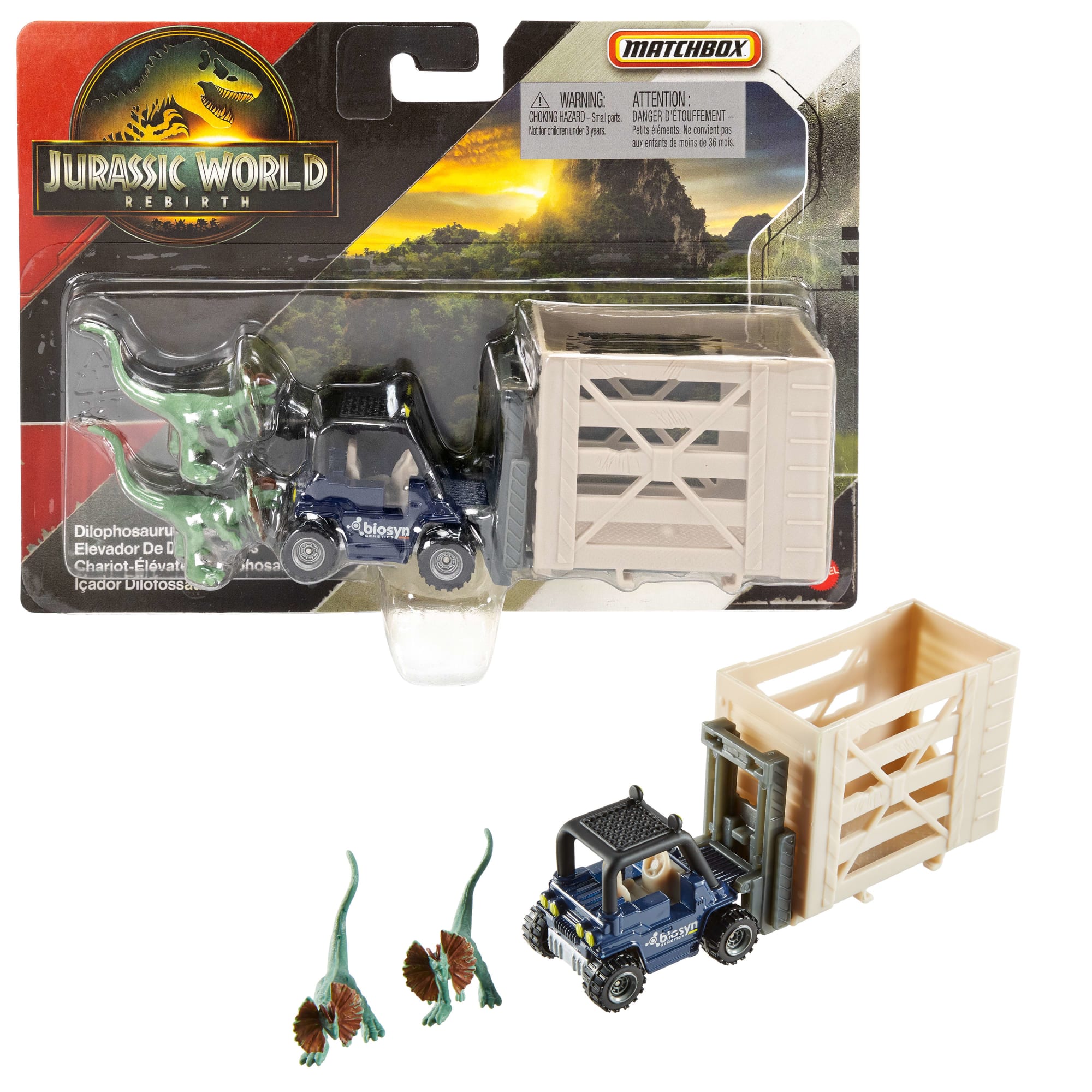 Transporteur de dinosaures JurassicWorld de Matchbox, voiture ou camion ...