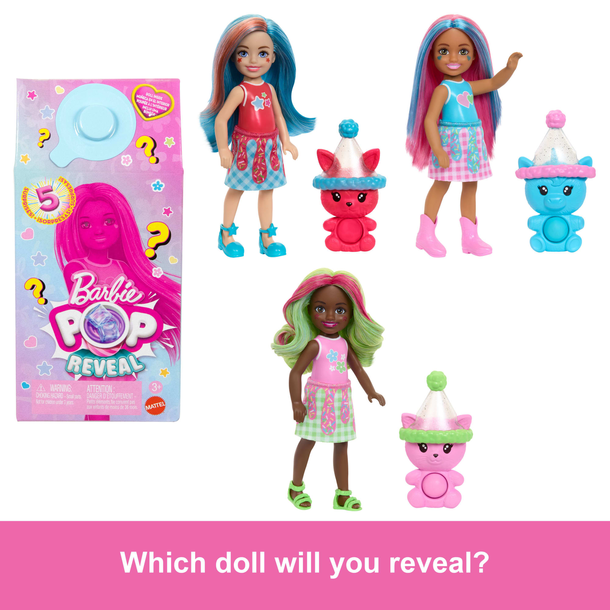 BARBIE POP REVEAL CHELSEA Assortment | Mattel