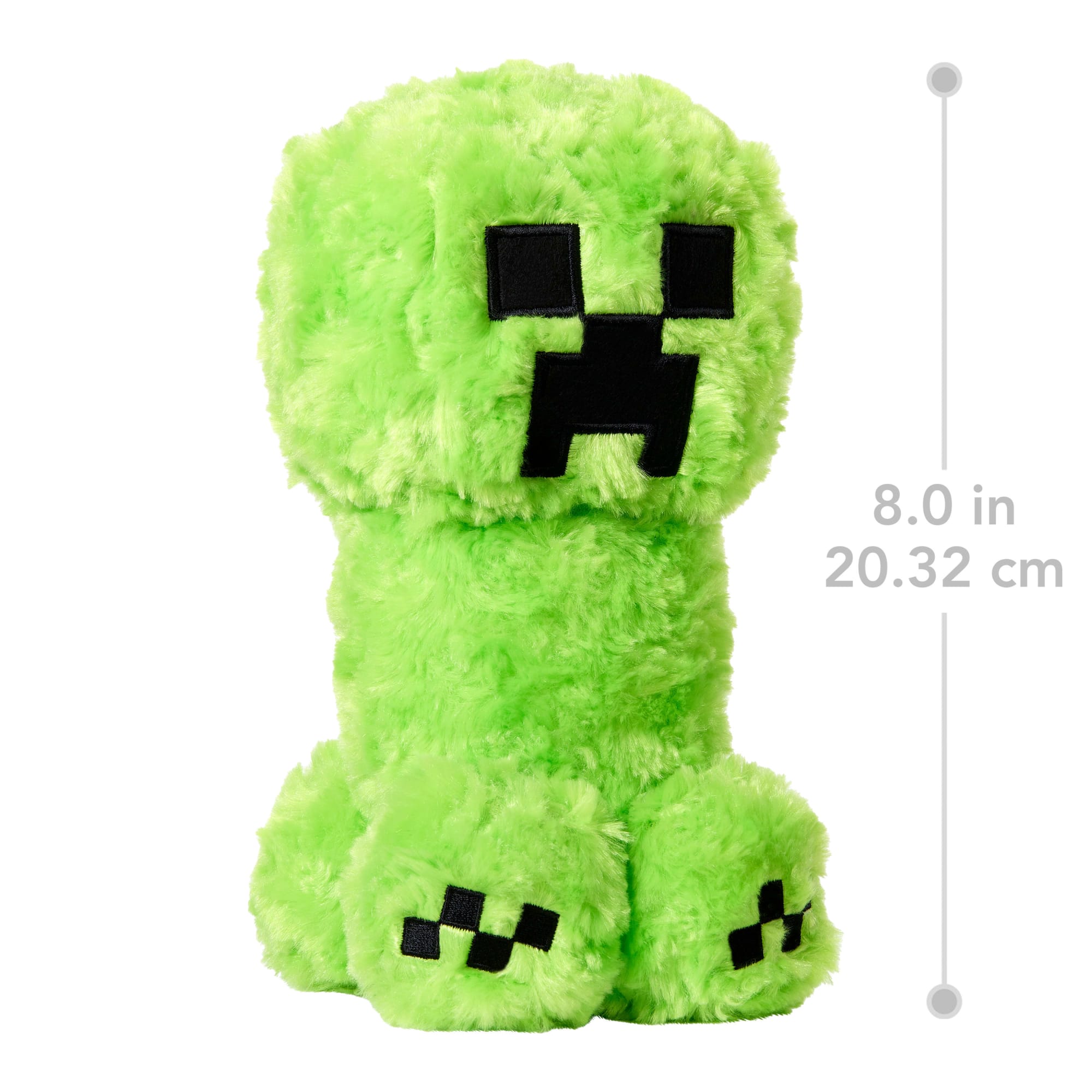 Minecraft Creeper Plush Toy, 8-inch Collectible Soft Doll Inspired by A ...