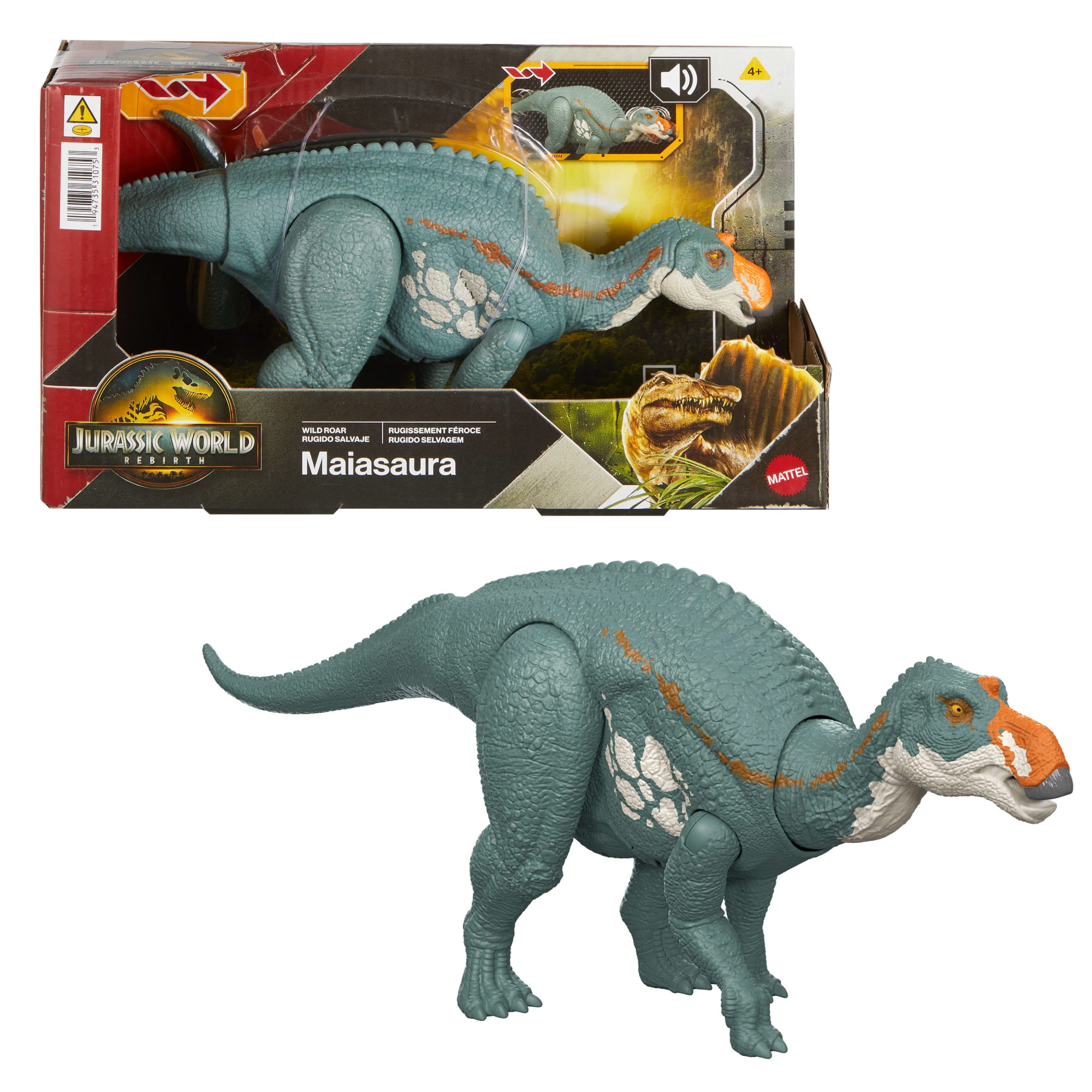 JURASSIC WORLD WILD ROAR Maiasaura | Mattel