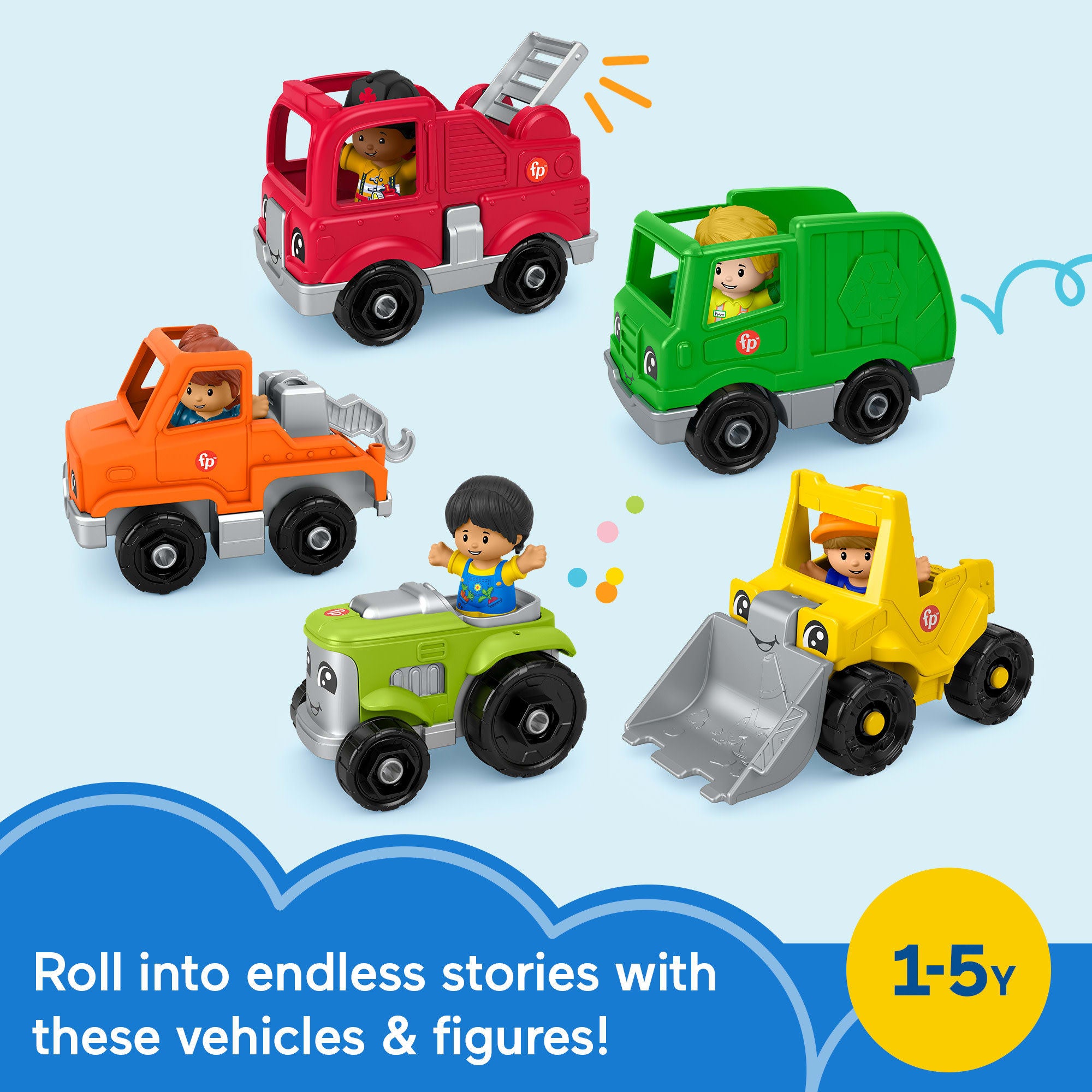 Fisher-Price Little People Activity Vehicles Gift Set | Mattel