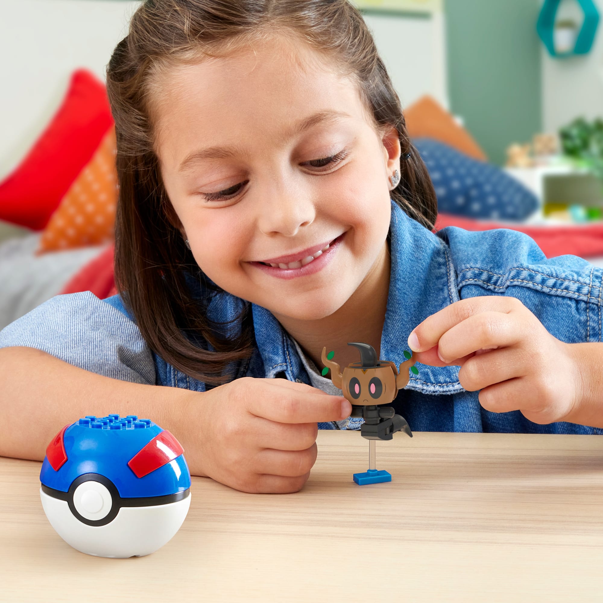 MEGA Pokémon Juguete de Construcción Pokébola Phantump