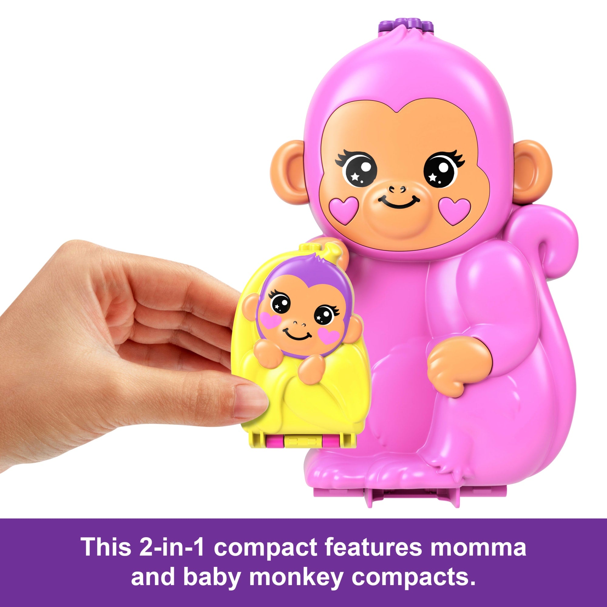 POLLY POCKET Momma Monkey & Baby | Mattel