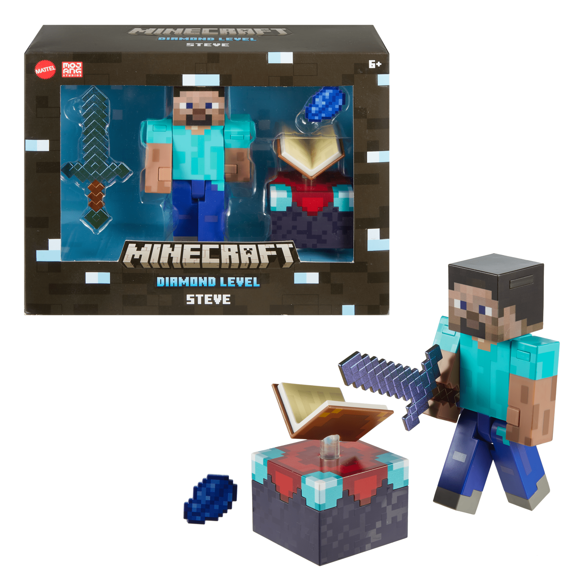 MINECRAFT DIAMOND LEVEL Steve | Mattel