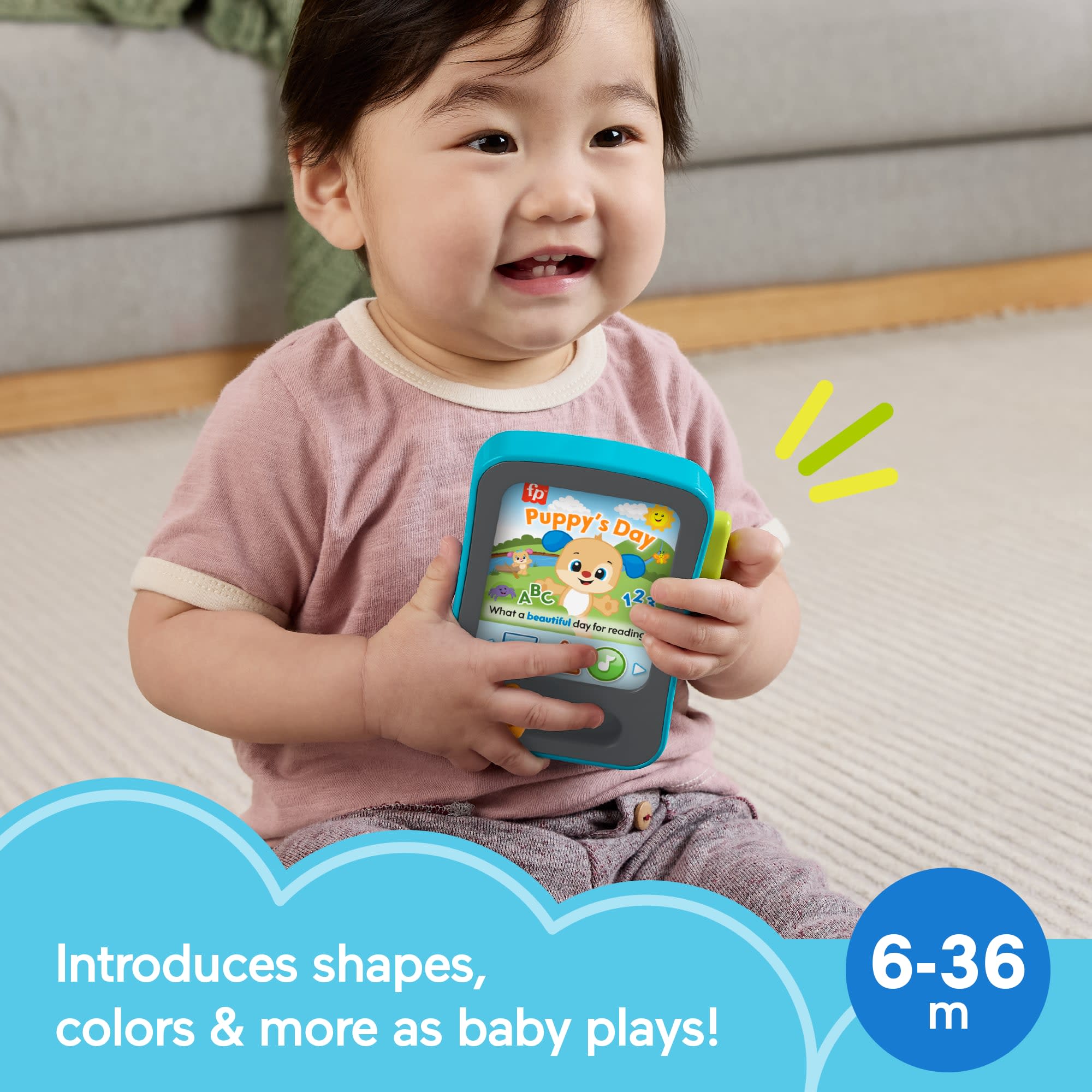 Fisher-Price Laugh & Learn Puppy's Storytime Reader | Mattel
