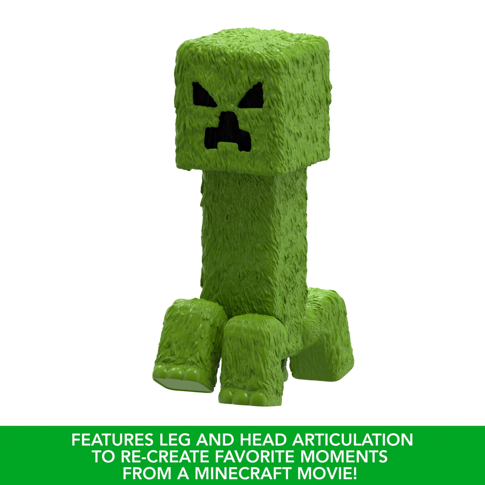 Minecraft Creeper Large-Scale Action Figure, 12-inch Character ...