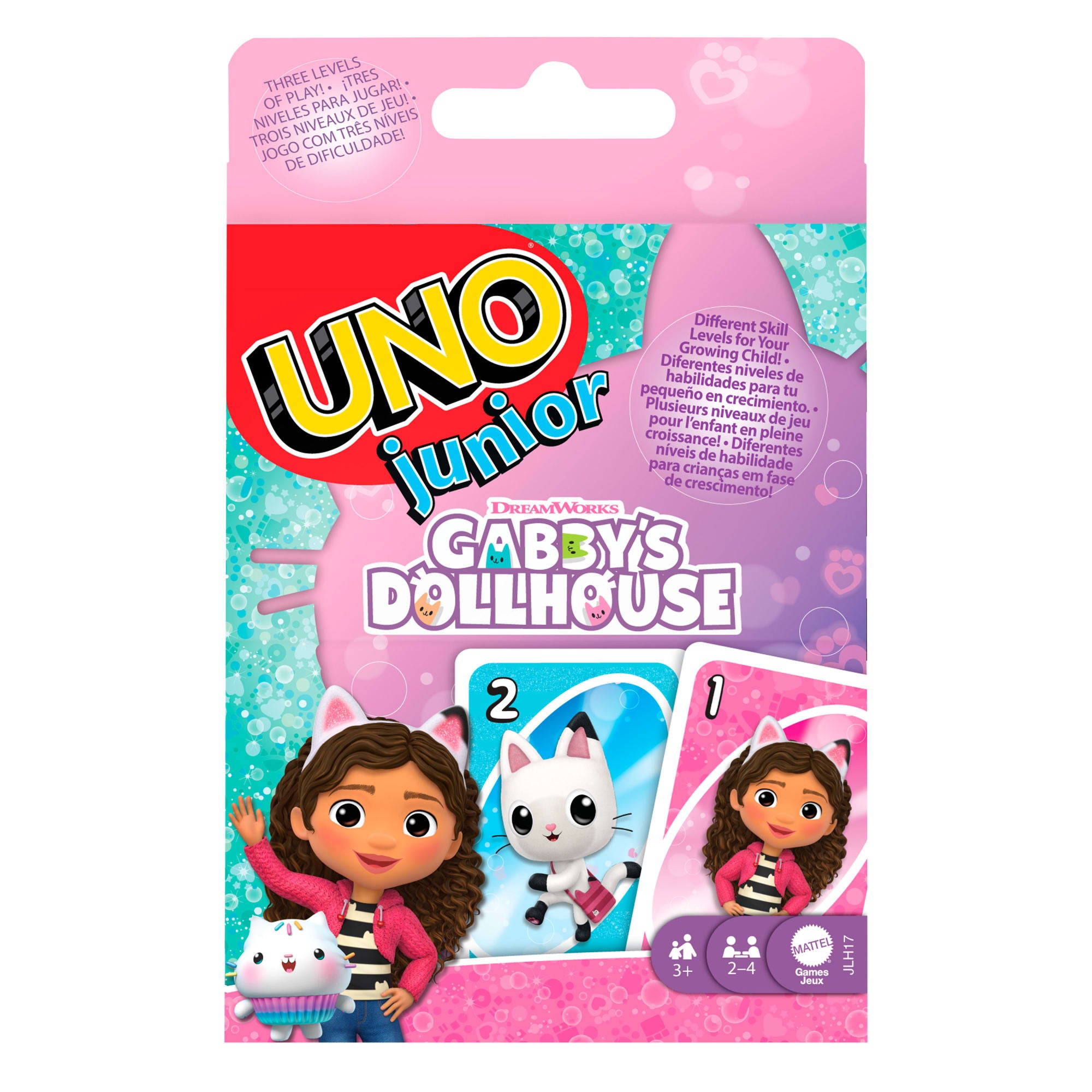 UNO junior DreamWorks Gabby's Dollhouse | Mattel
