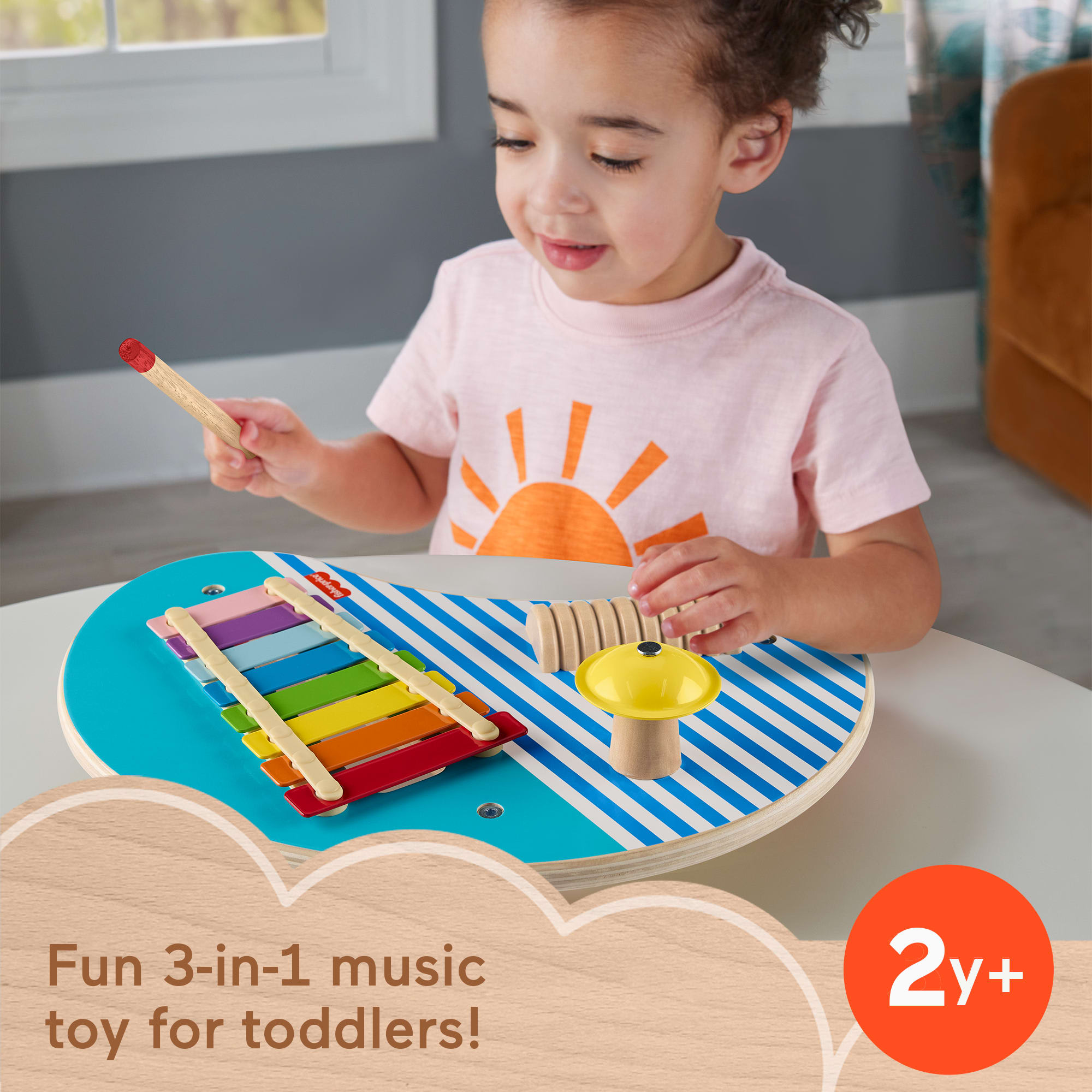 Fisher-Price Wooden Music Table | Mattel