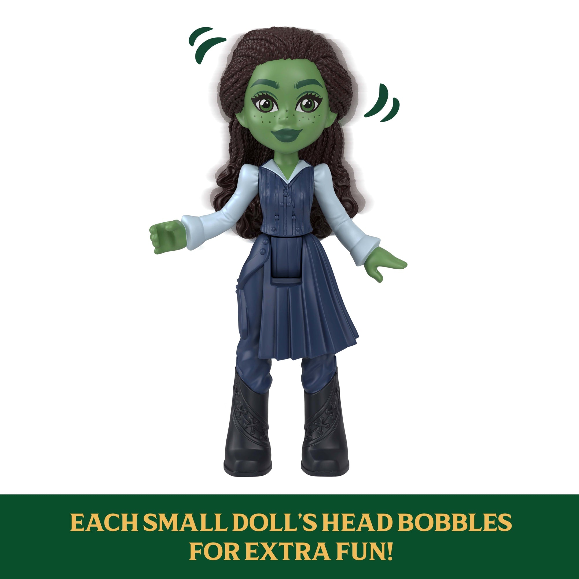 Universal Pictures’ Wicked Emerald City Train Small Doll Playset, 3 ...