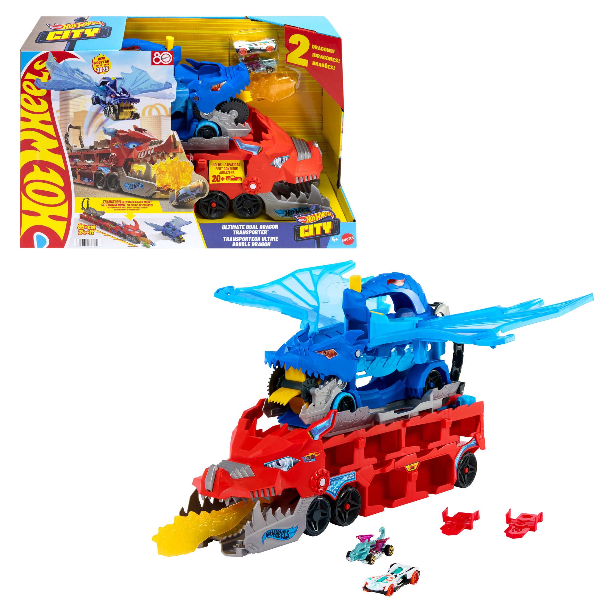 Hot Wheels Ultimate Dual Dragon Transporter | Mattel