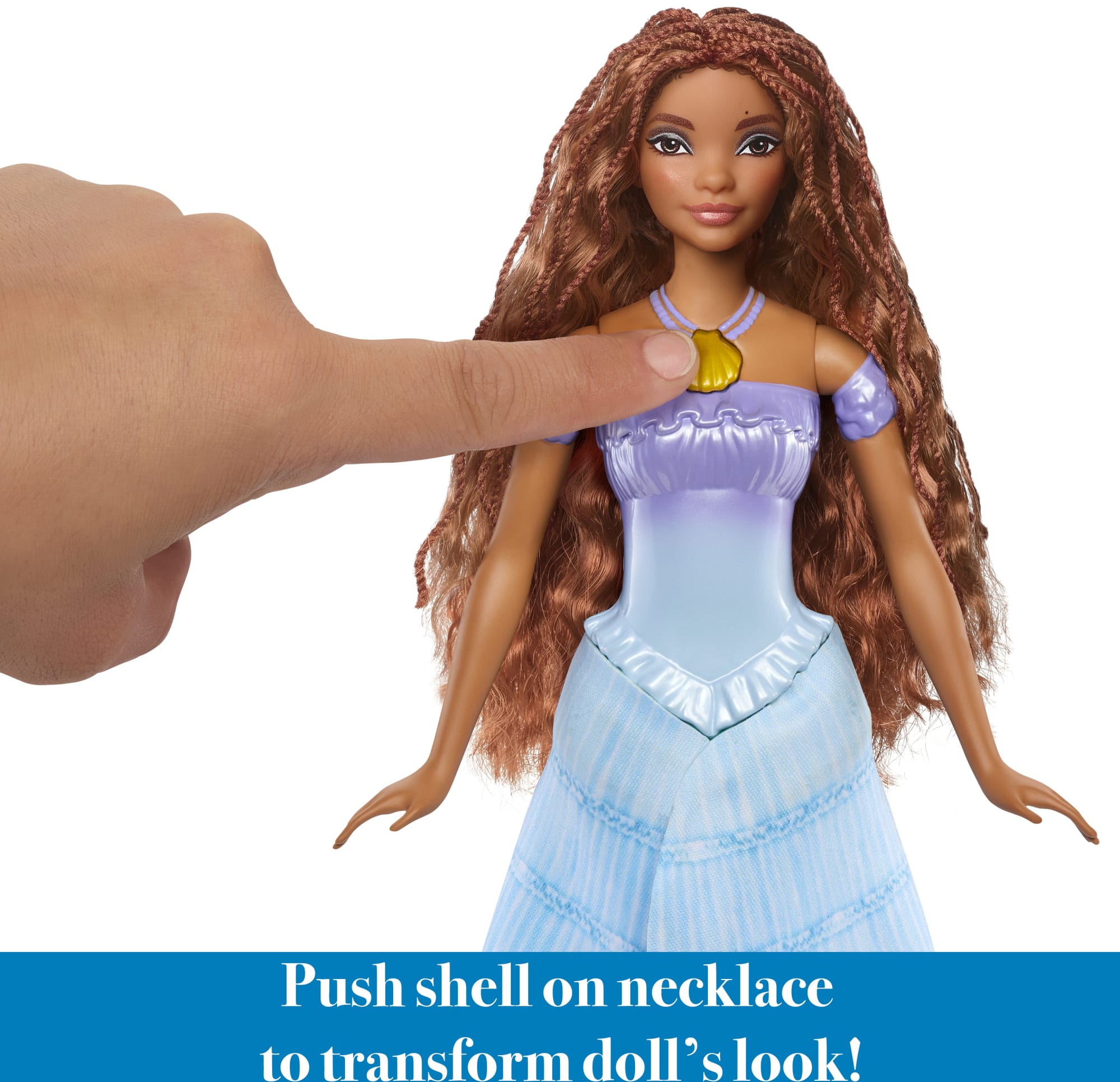 Disney The Little Mermaid Transforming Ariel Fashion Doll, Switch from ...