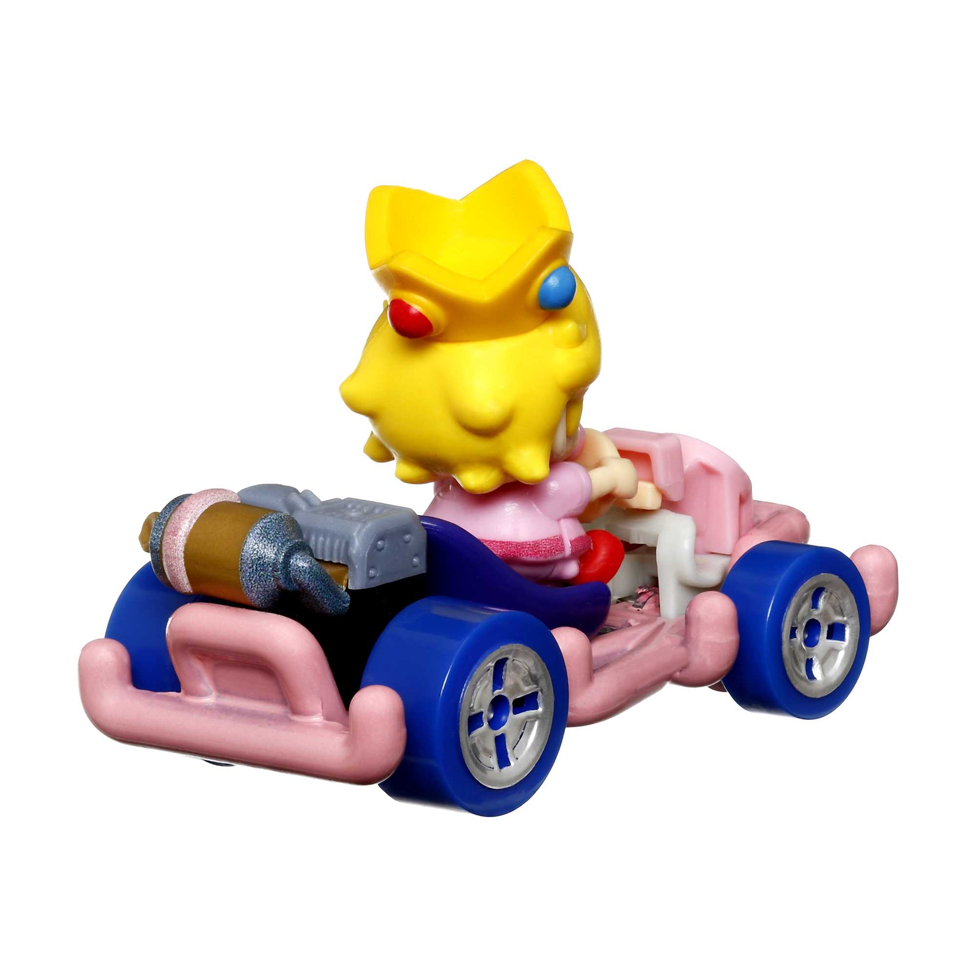 Hot Wheels Mario Kart Vehículo de Juguete Baby Peach Pipe Frame