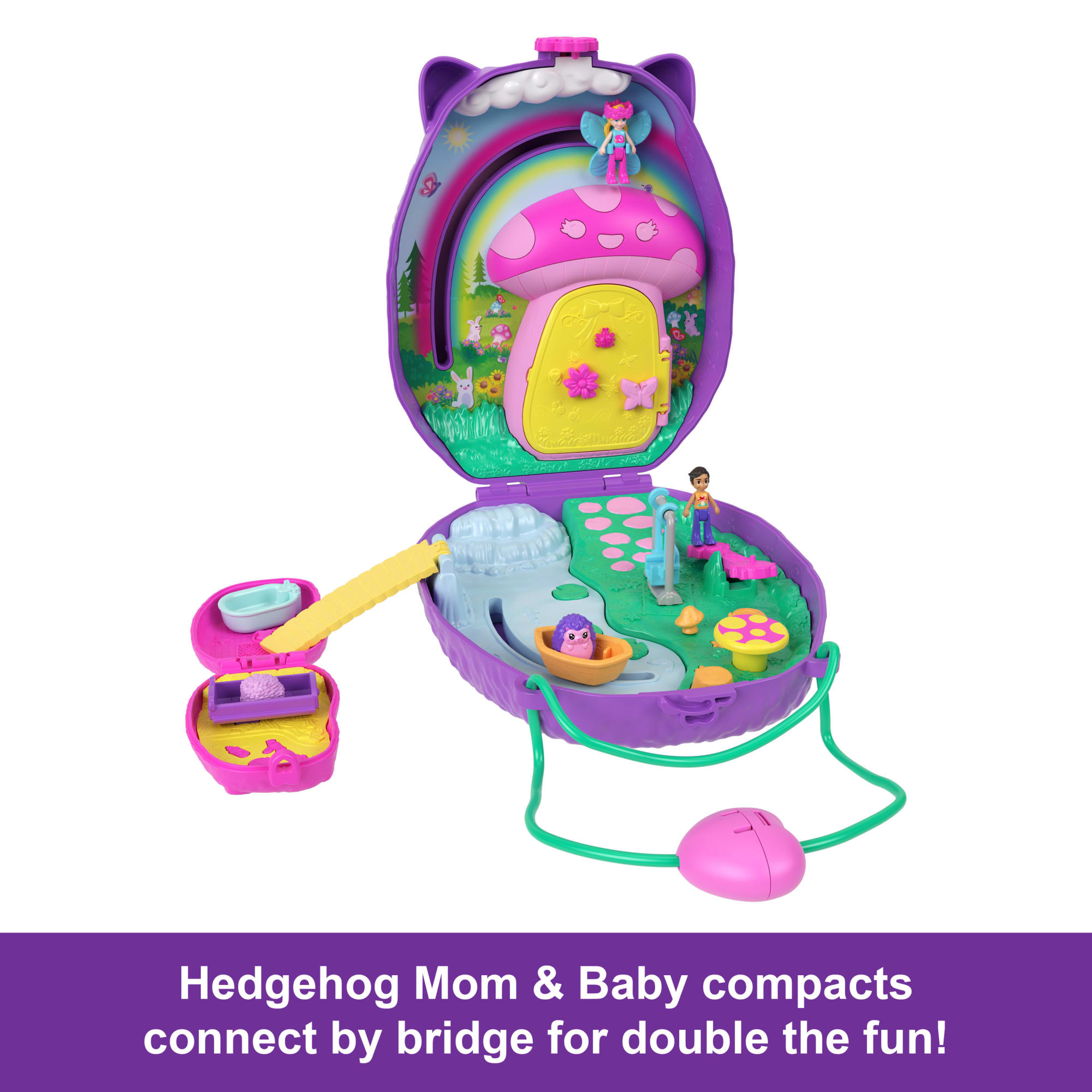 Polly Pocket Hedgehog Mom & Baby | Mattel