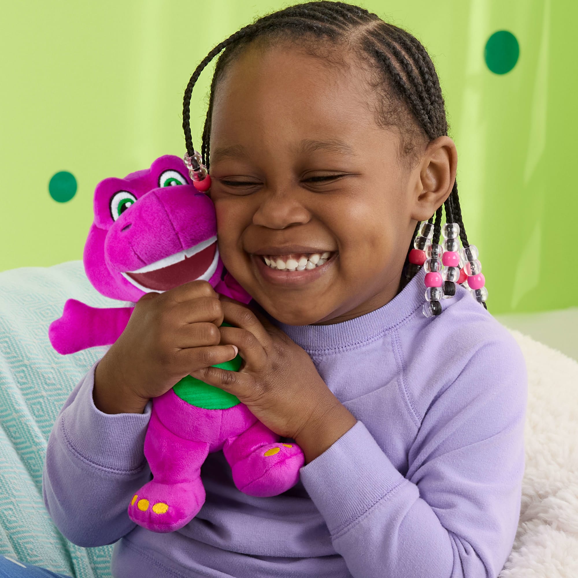 Fisher-Price Barney's World Peluche Barney | Mattel