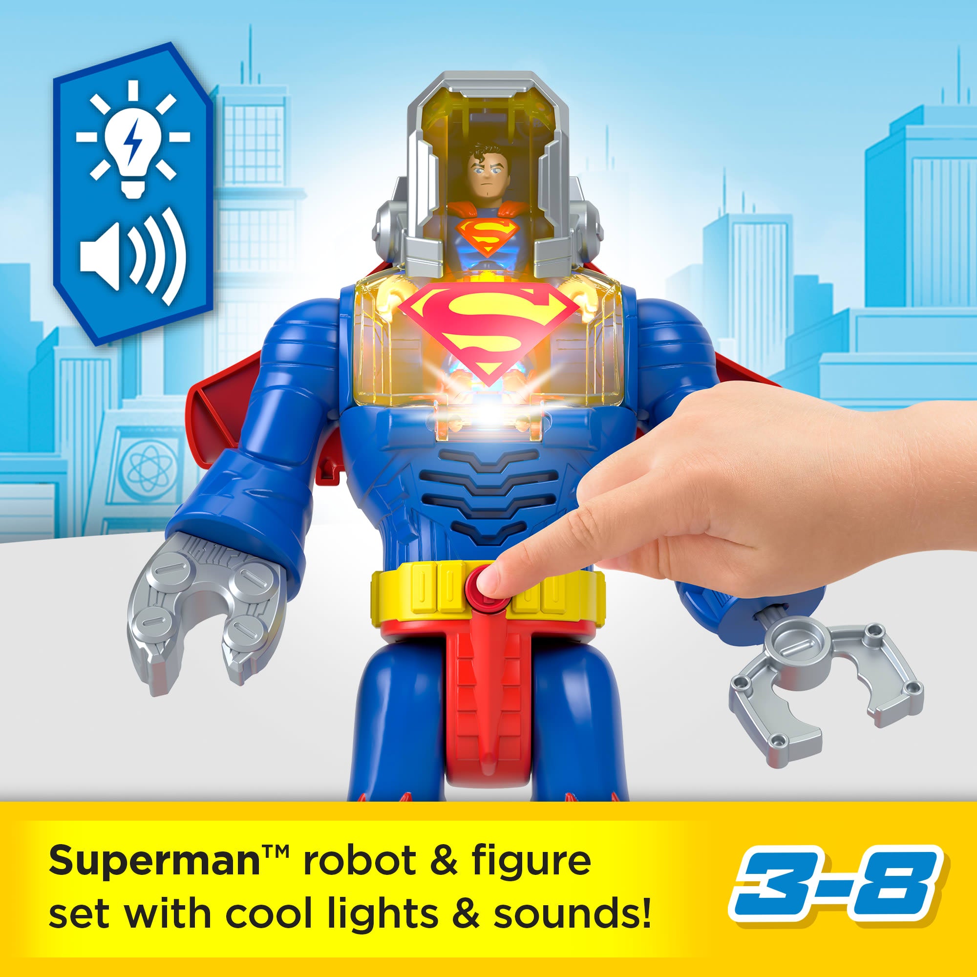 Imaginext DC Super Friends Superman Insider & Exo Suit | Mattel