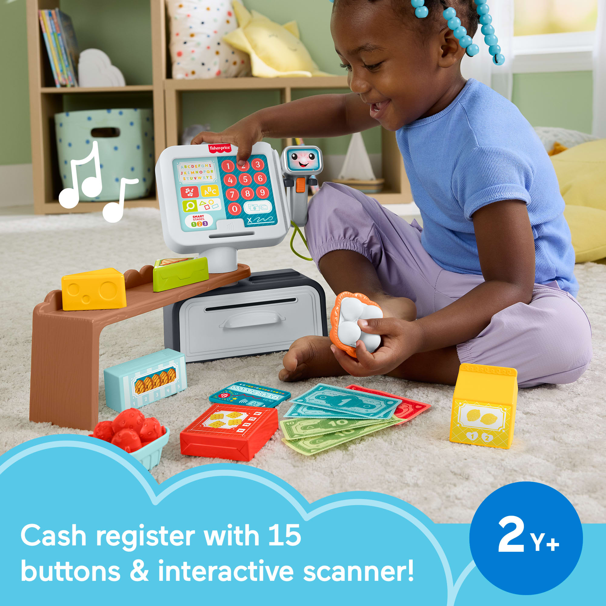 Fisher-Price Laugh & Learn Count & Shop Cash Register | Mattel