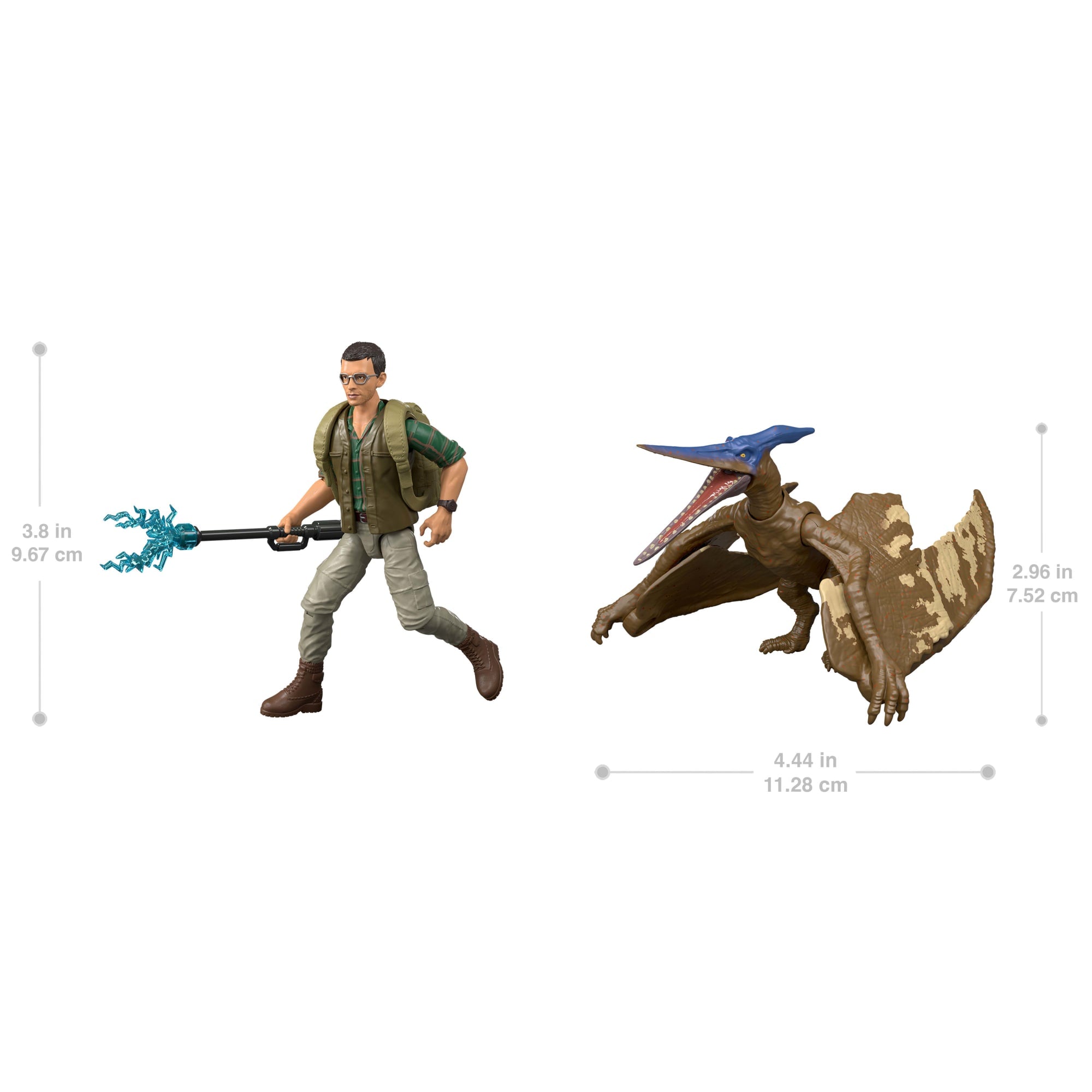 Jurassic World Rebirth Dr. Loomis & Pteranodon Figures Pack | Mattel