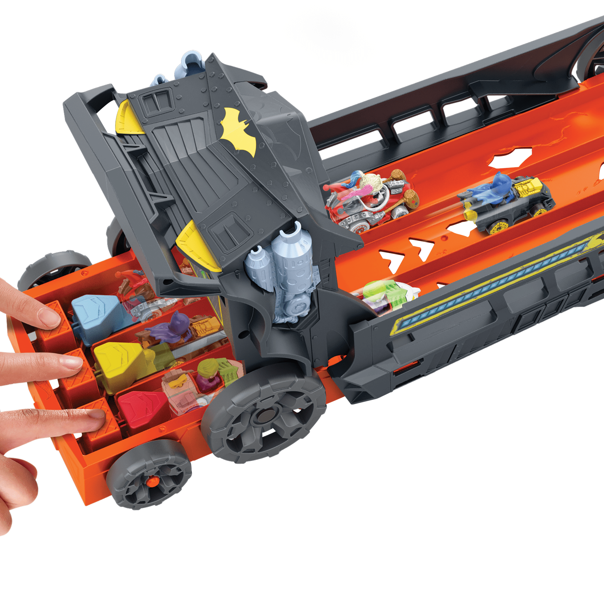 Hot Wheels RacerVerse Batman’s Escape Chase Track Set, Vehicle ...