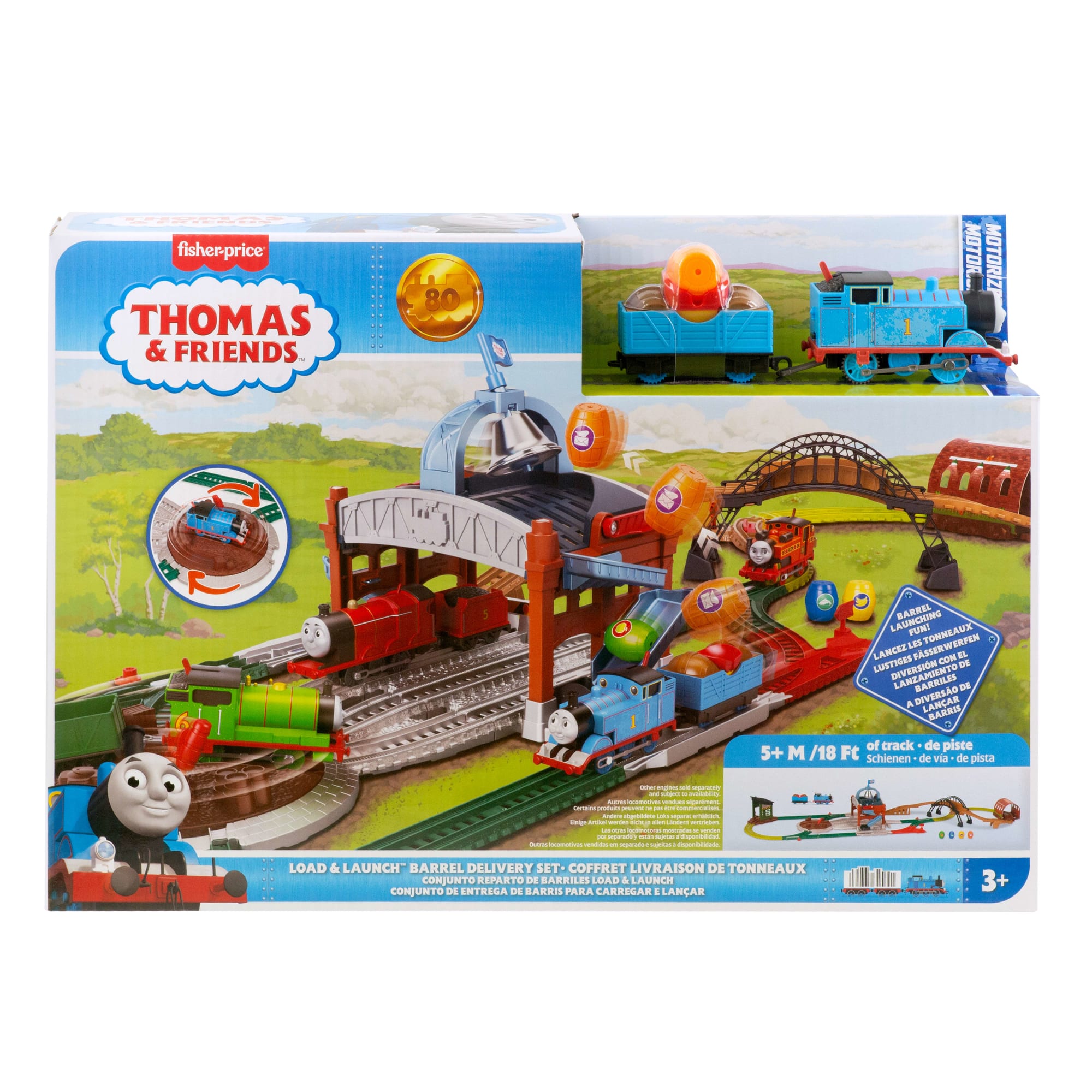 Thomas & Friends Load & Launch Barrel Delivery Set | Mattel