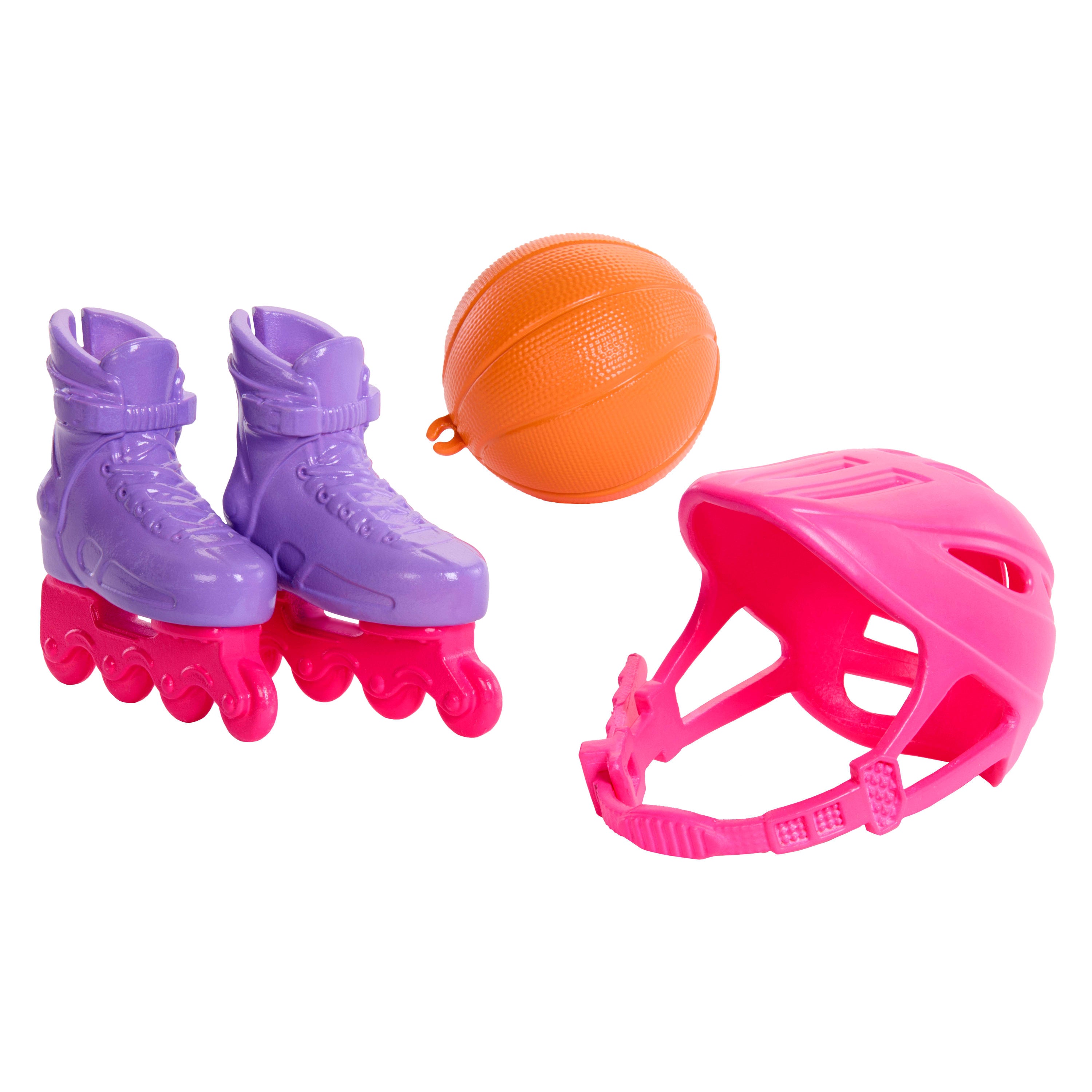 Barbie World Sport Rack Toy Playset with 9 Doll Accessories | Mattel