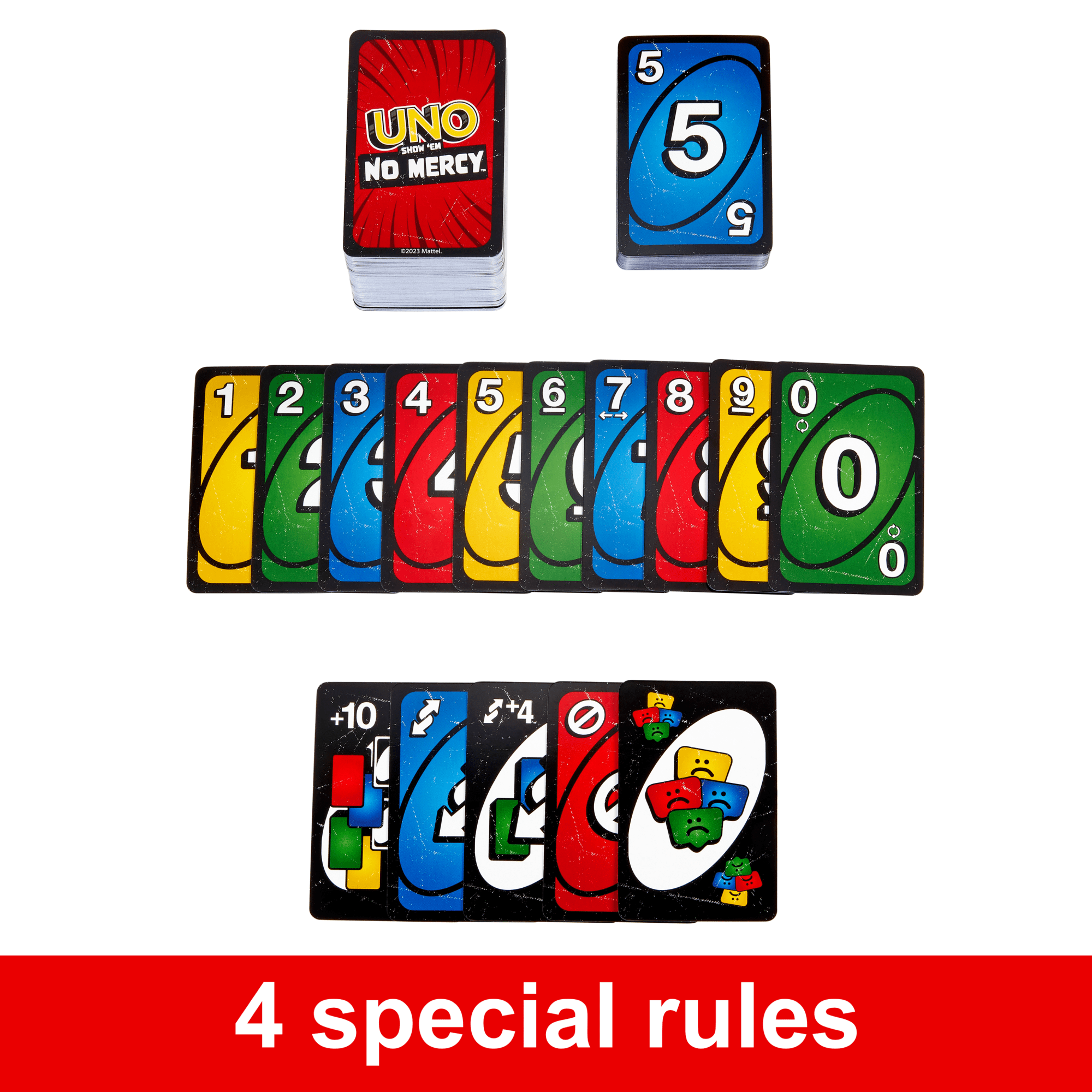 UNO Show ‘em No Mercy Card Game for Kids, Adults & Family Night ...