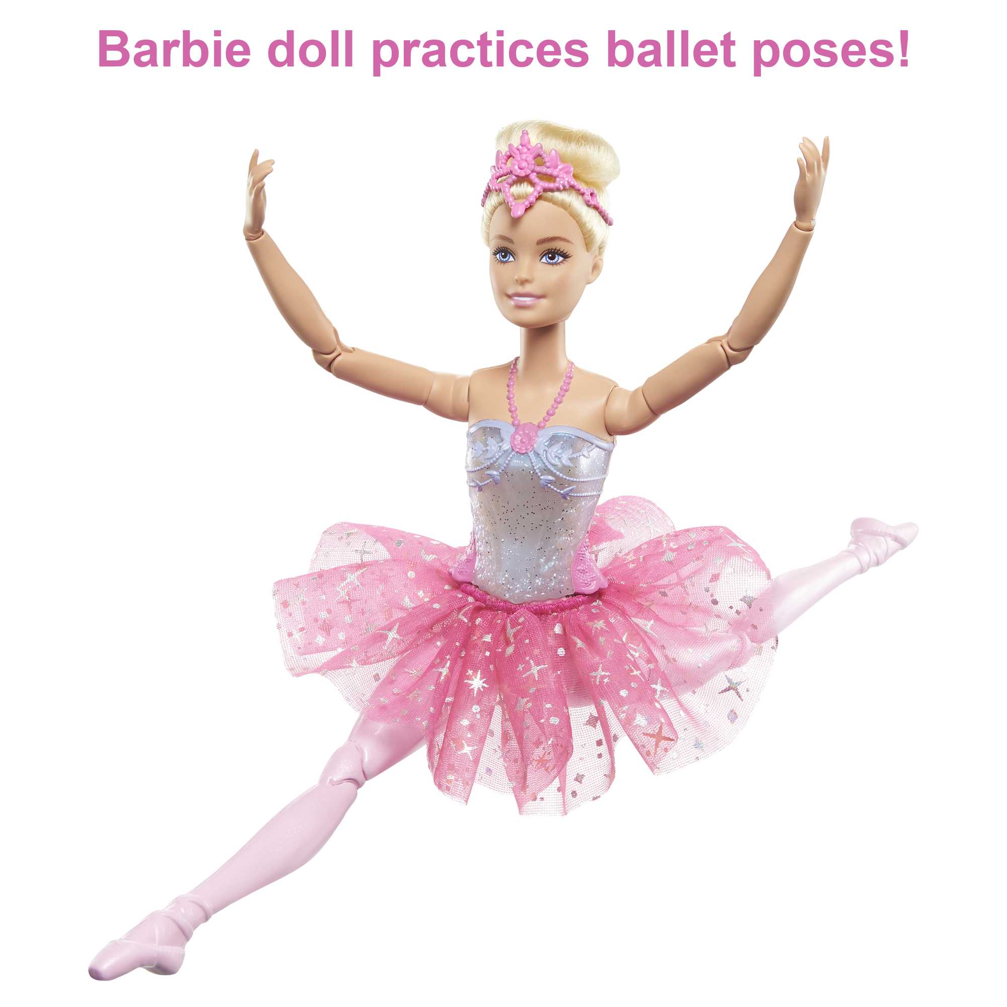 Barbie Dreamtopia Twinkle Lights Ballerina Doll, Blonde with Light-Up ...