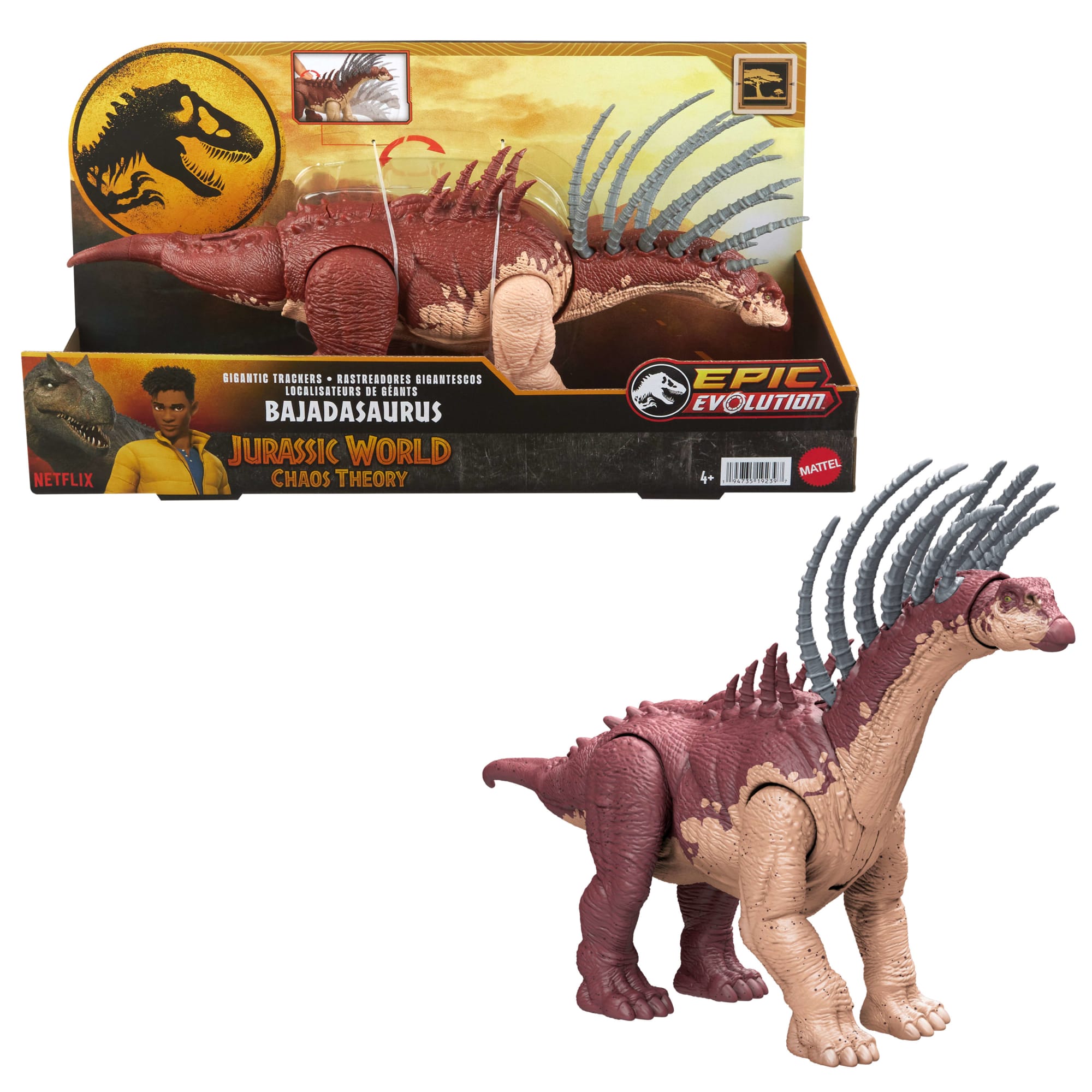 JURASSIC WORLD GIGANTIC TRACKERS Bajadasaurus | Mattel
