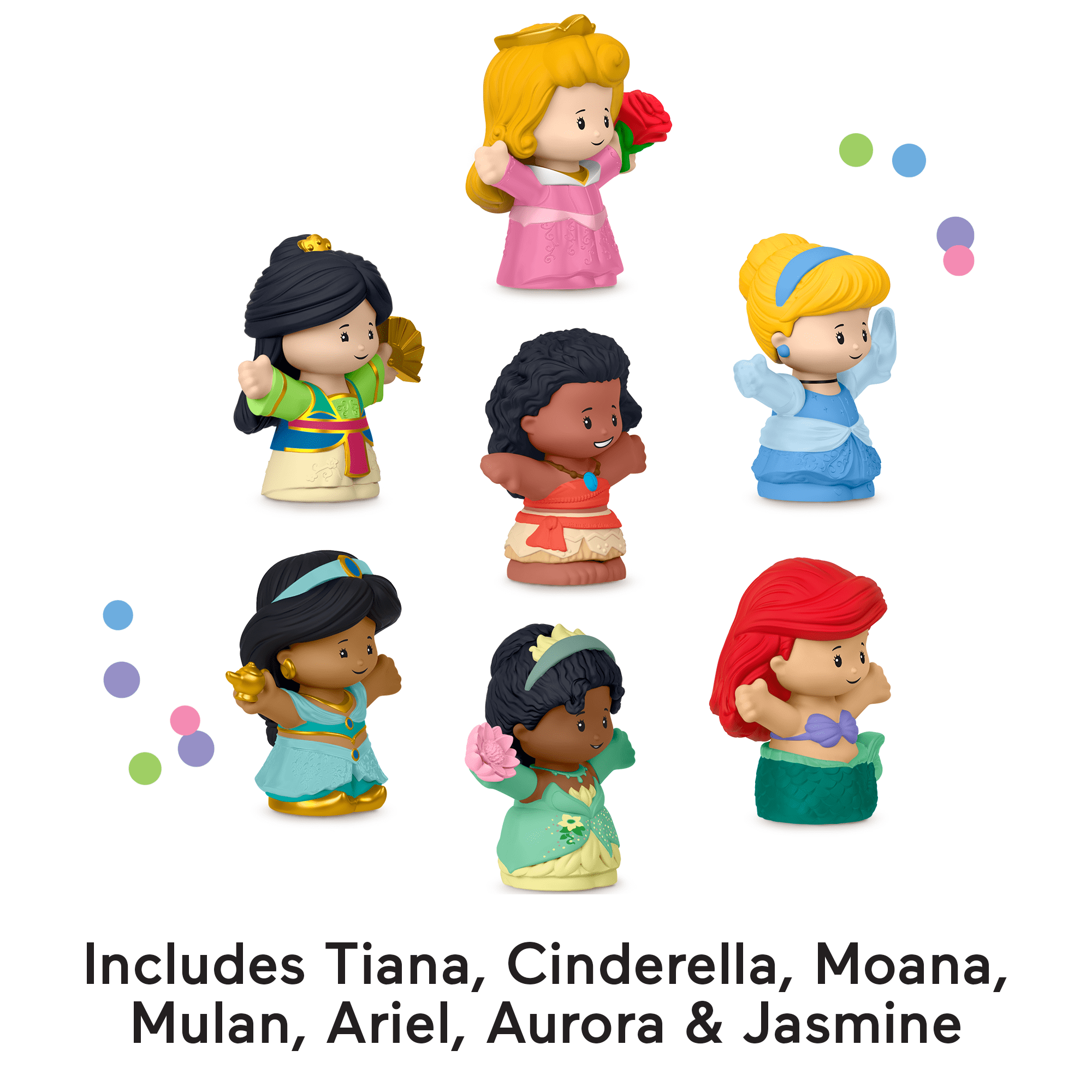 Disney Princess Figure Pack by Little People | Mattel