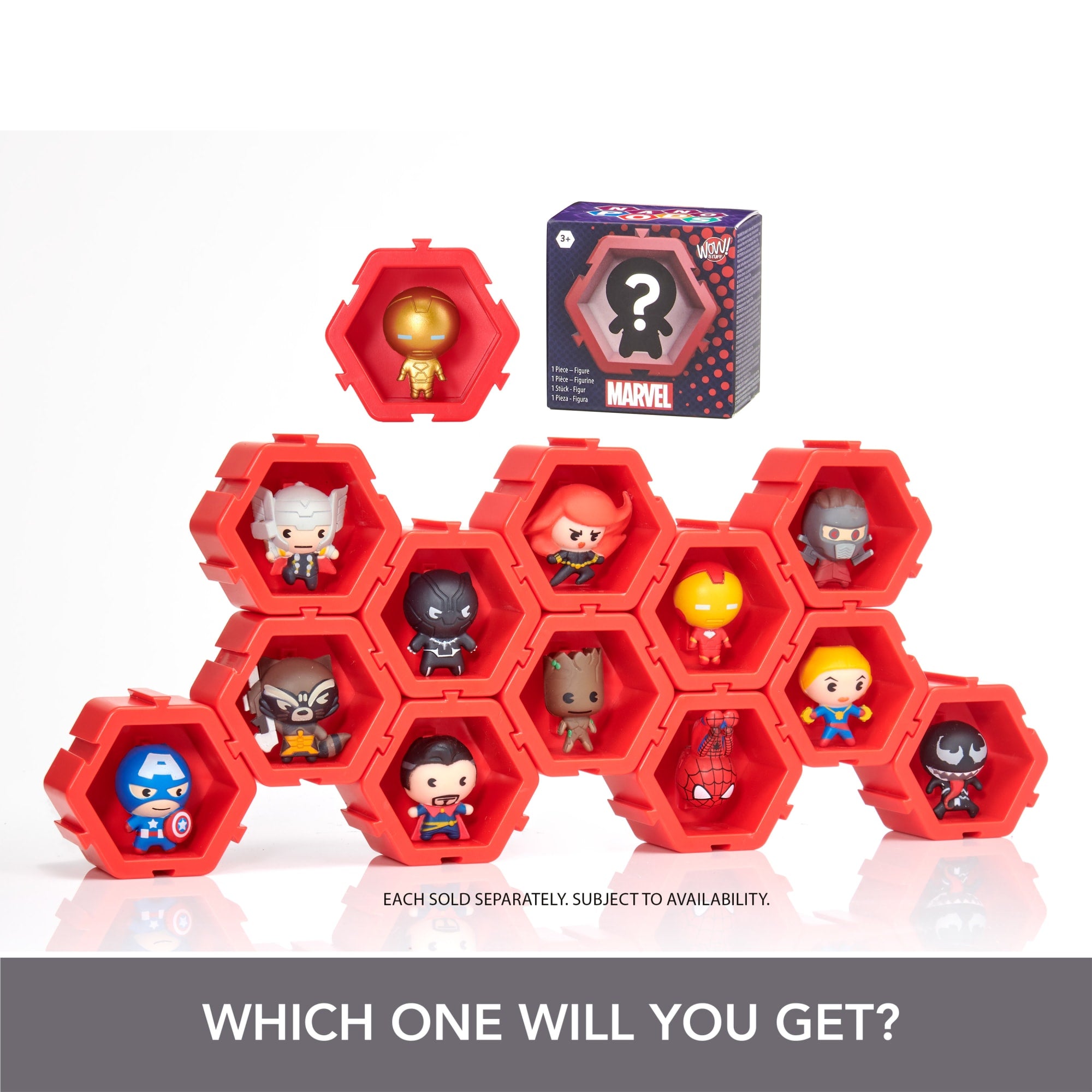 Nano Pods Connectable Collectable Marvel Surprise Toy | Mattel