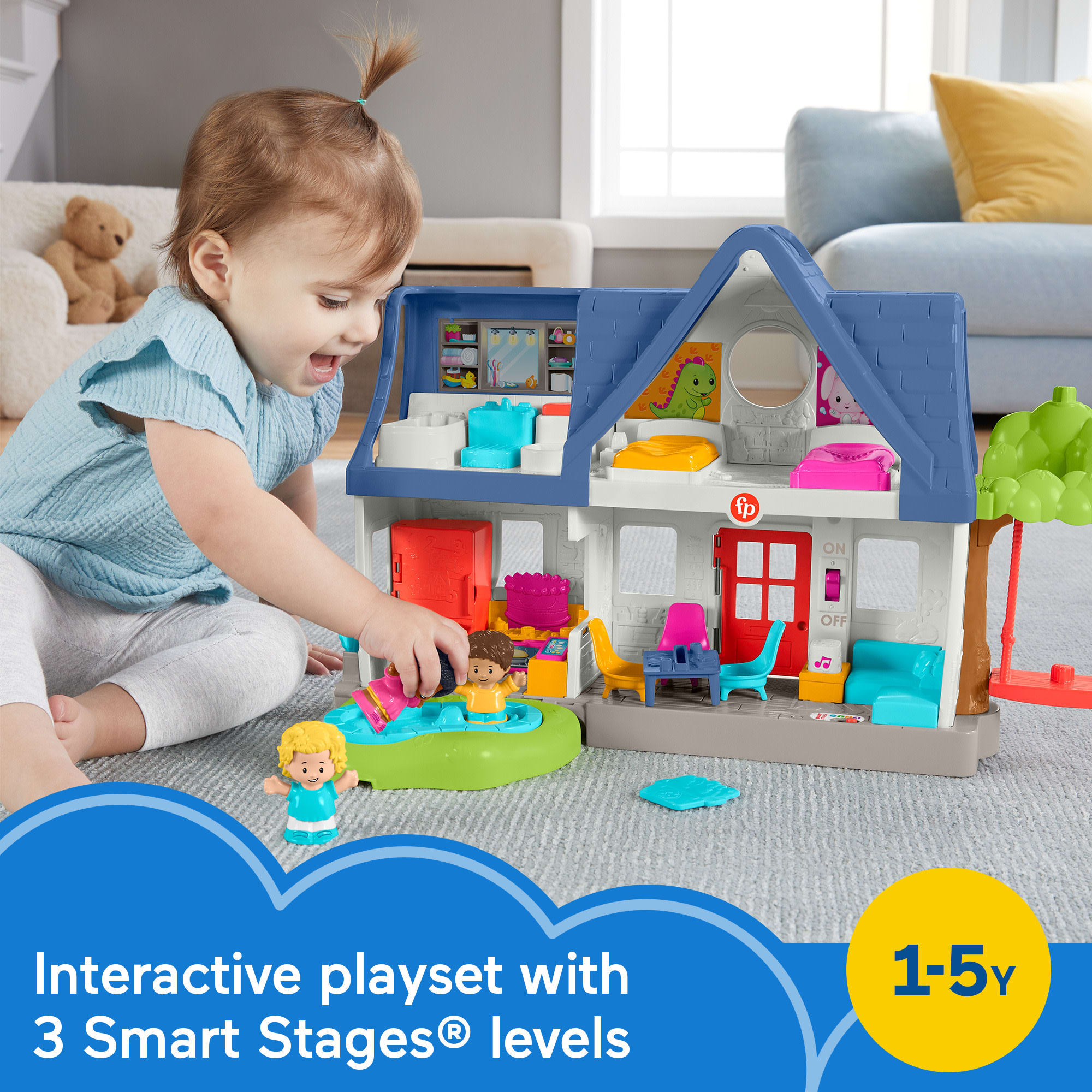 Fisher-Price Little People Friends Together Play House | Mattel