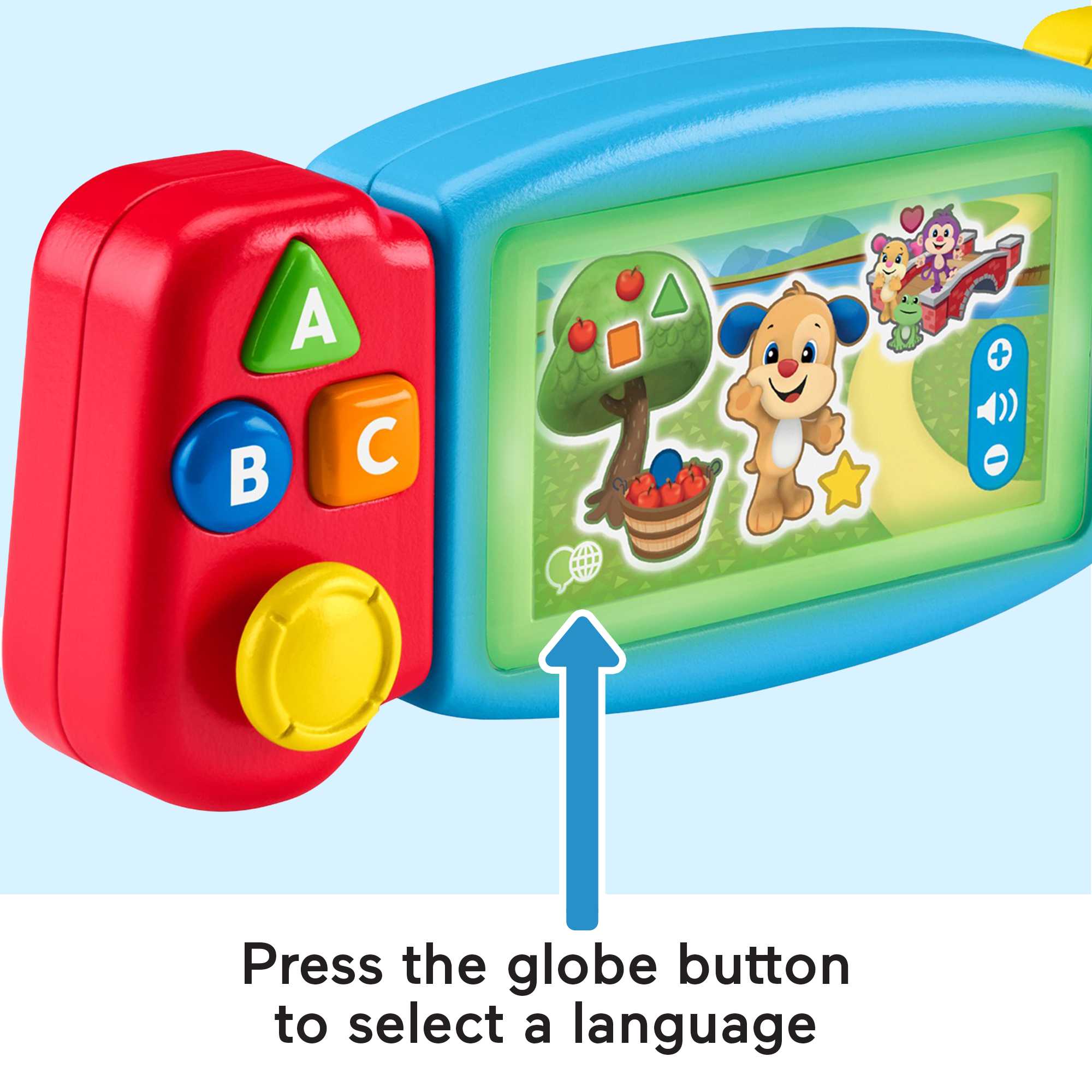 Fisher-Price Pretend Video Game Toddler Toy with Lights Sounds and ...