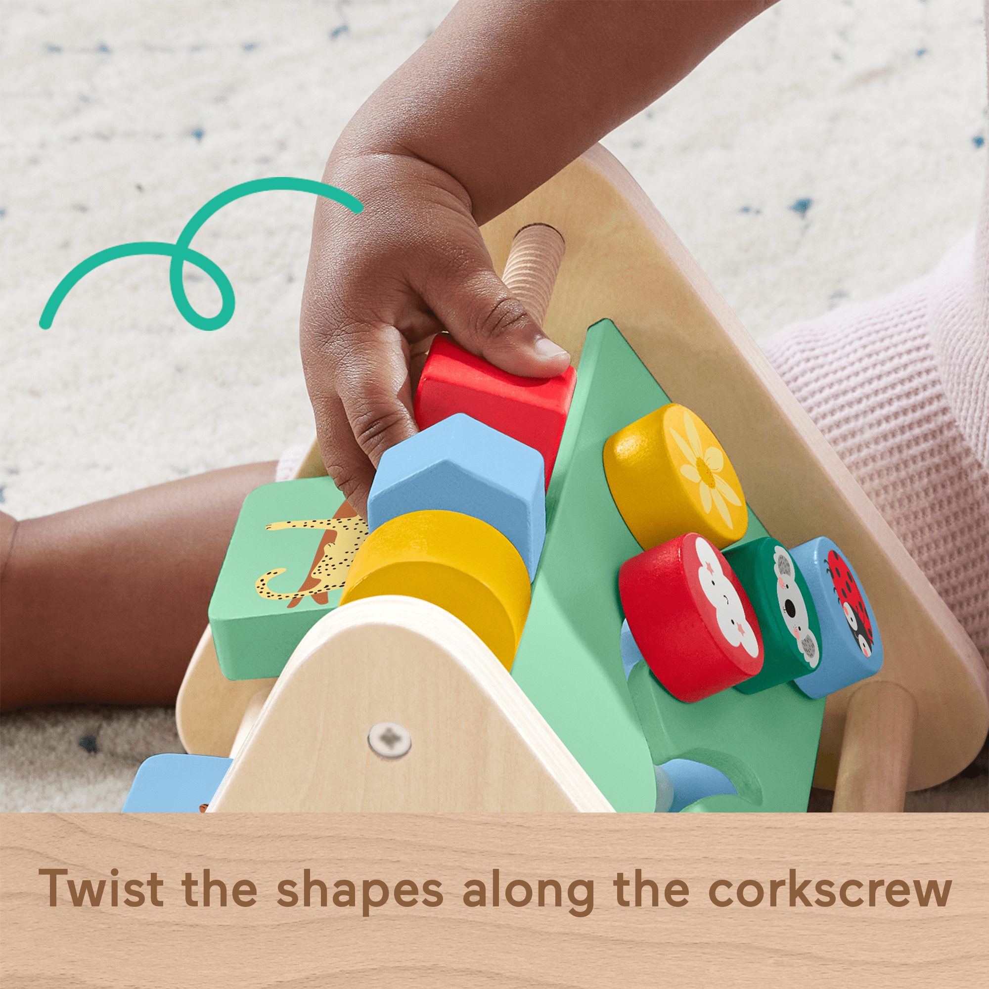Fisher-Price Wooden Activity Triangle | Mattel