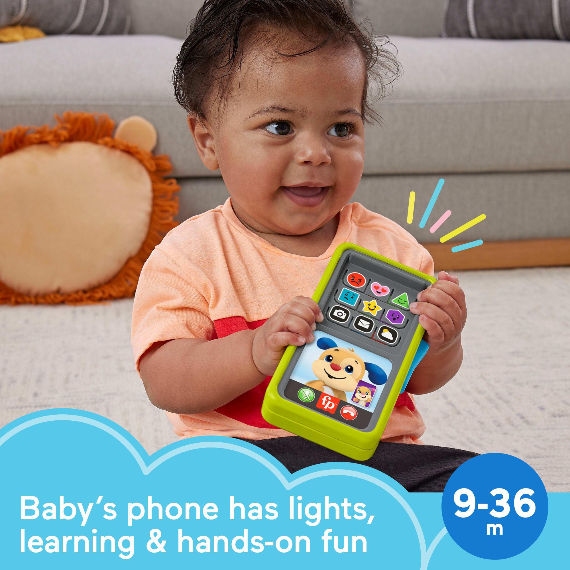 Fisher-Price Laugh & Learn 2-in-1 Slide to Learn Smartphone | Mattel