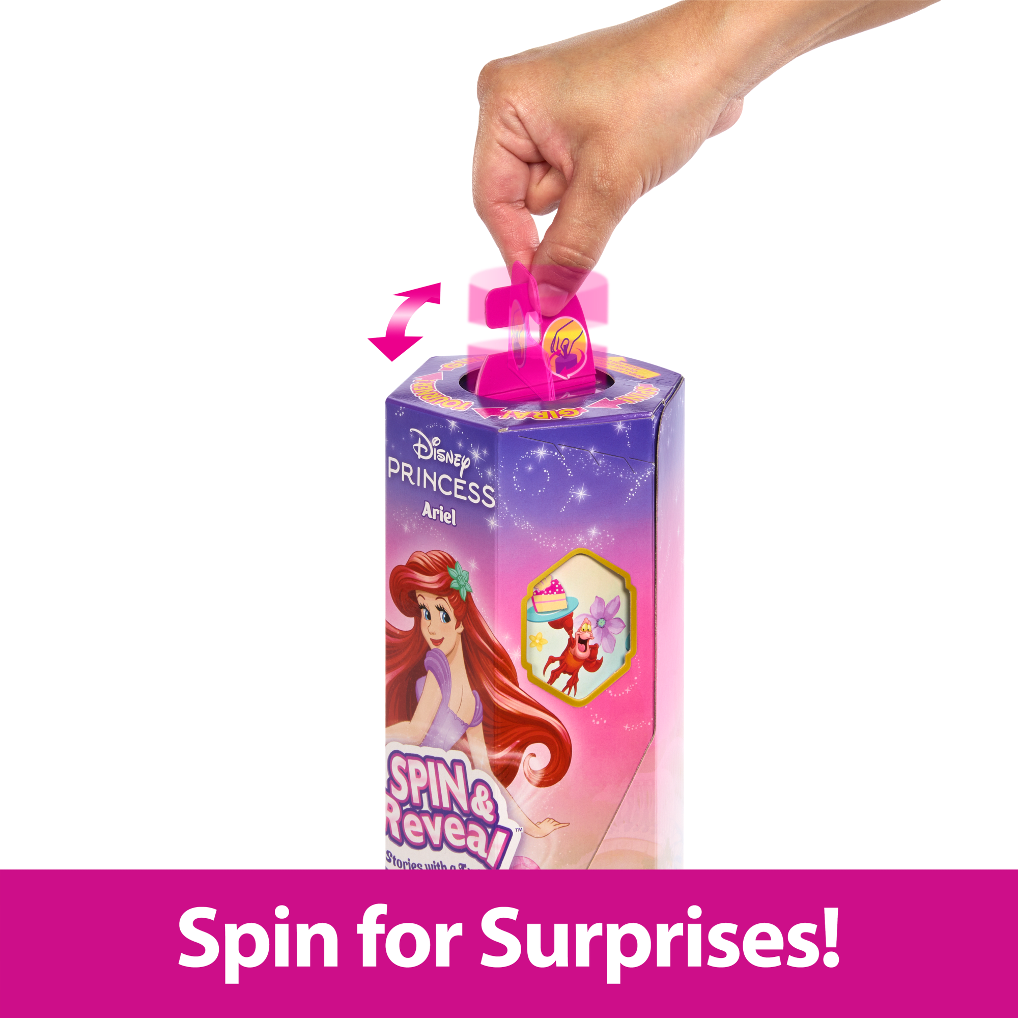 Disney Princess SPIN & REVEAL Ariel Doll | Mattel